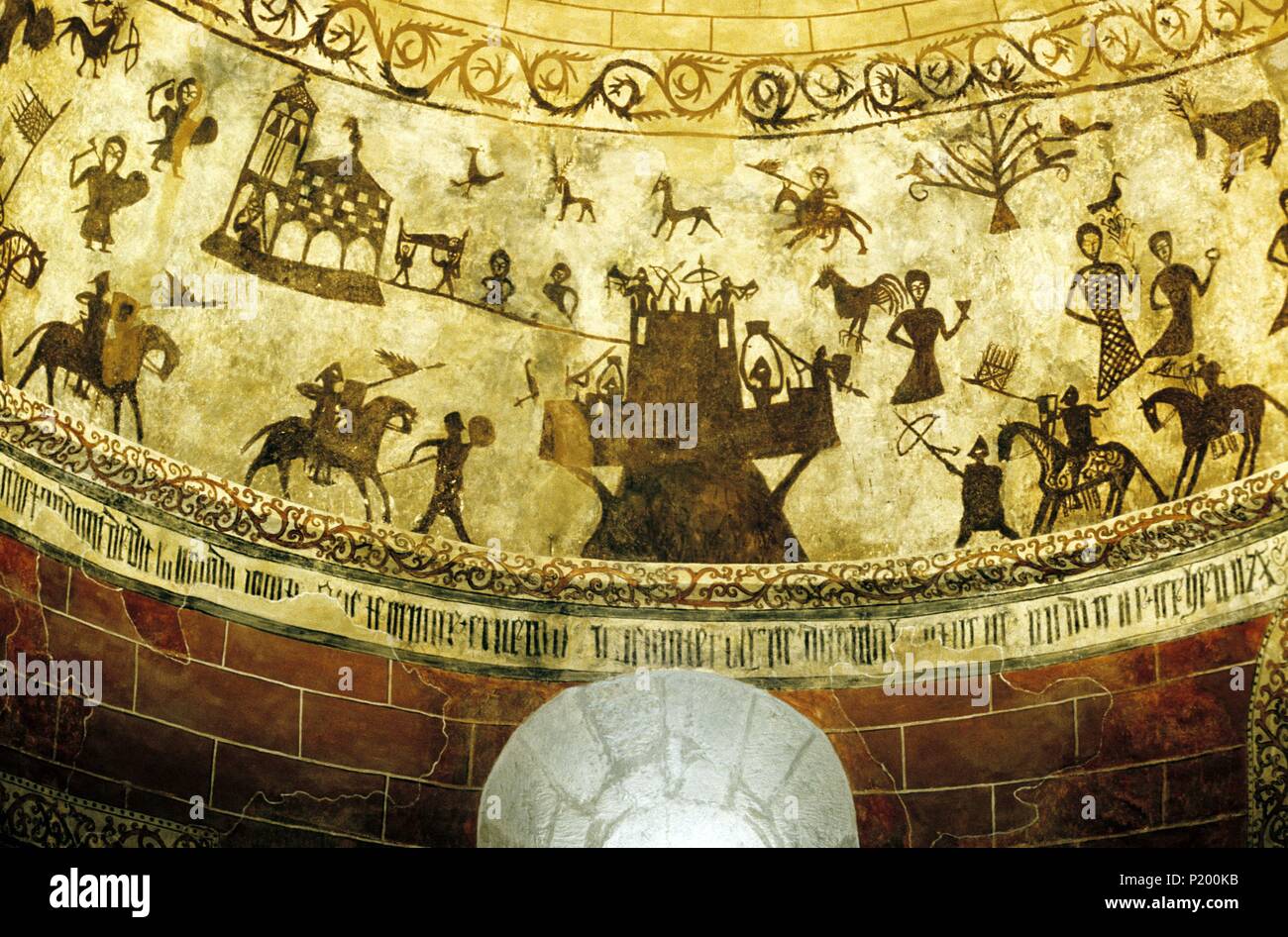 Mediaeval mural hi-res stock photography and images - Alamy