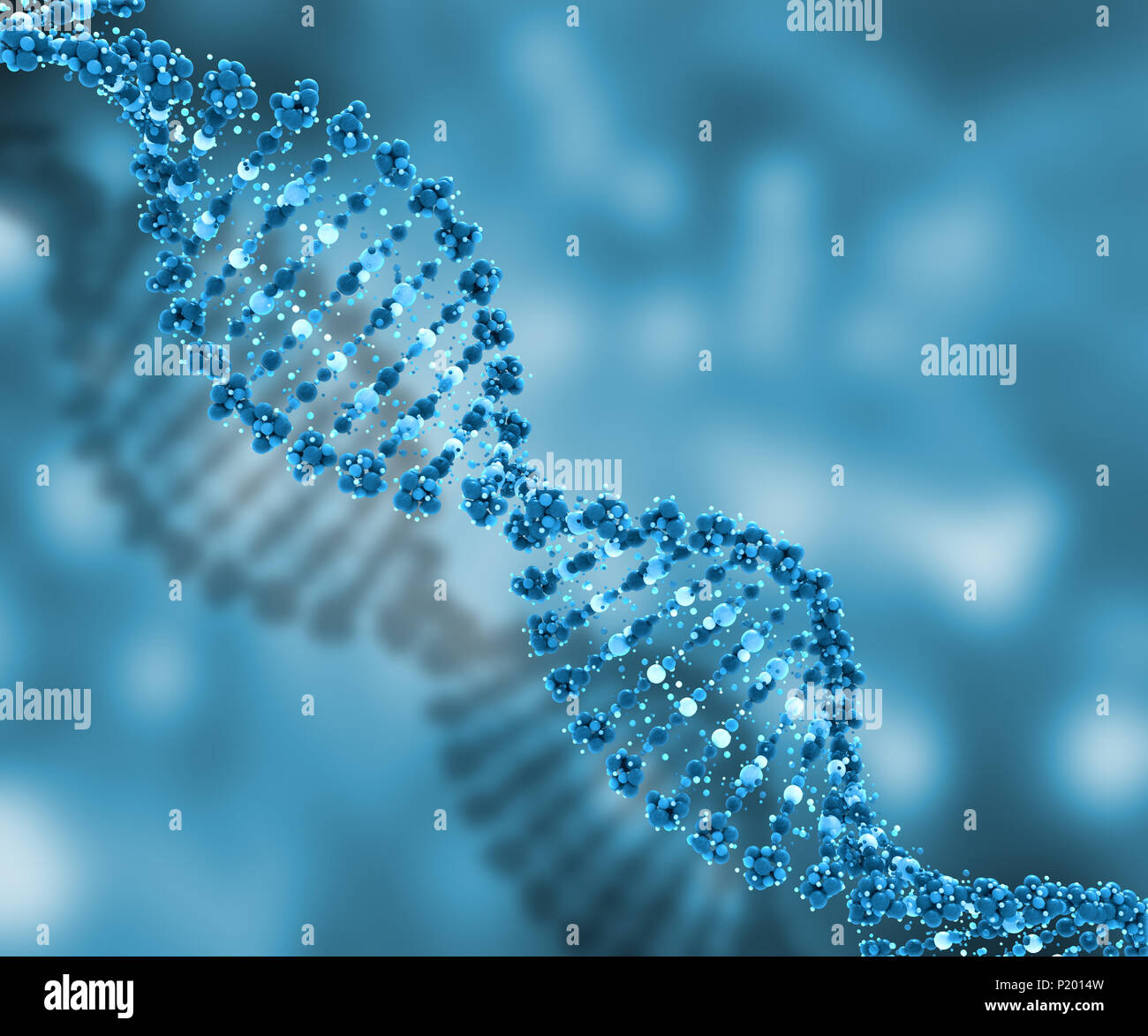 3D render of a medical background with DNA strands Stock Photo - Alamy