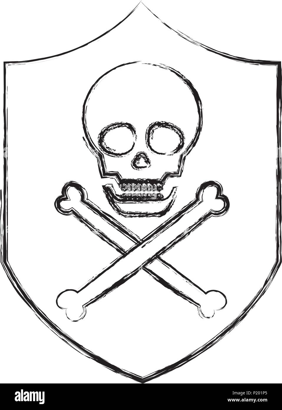 Death shield Stock Vector Images - Alamy