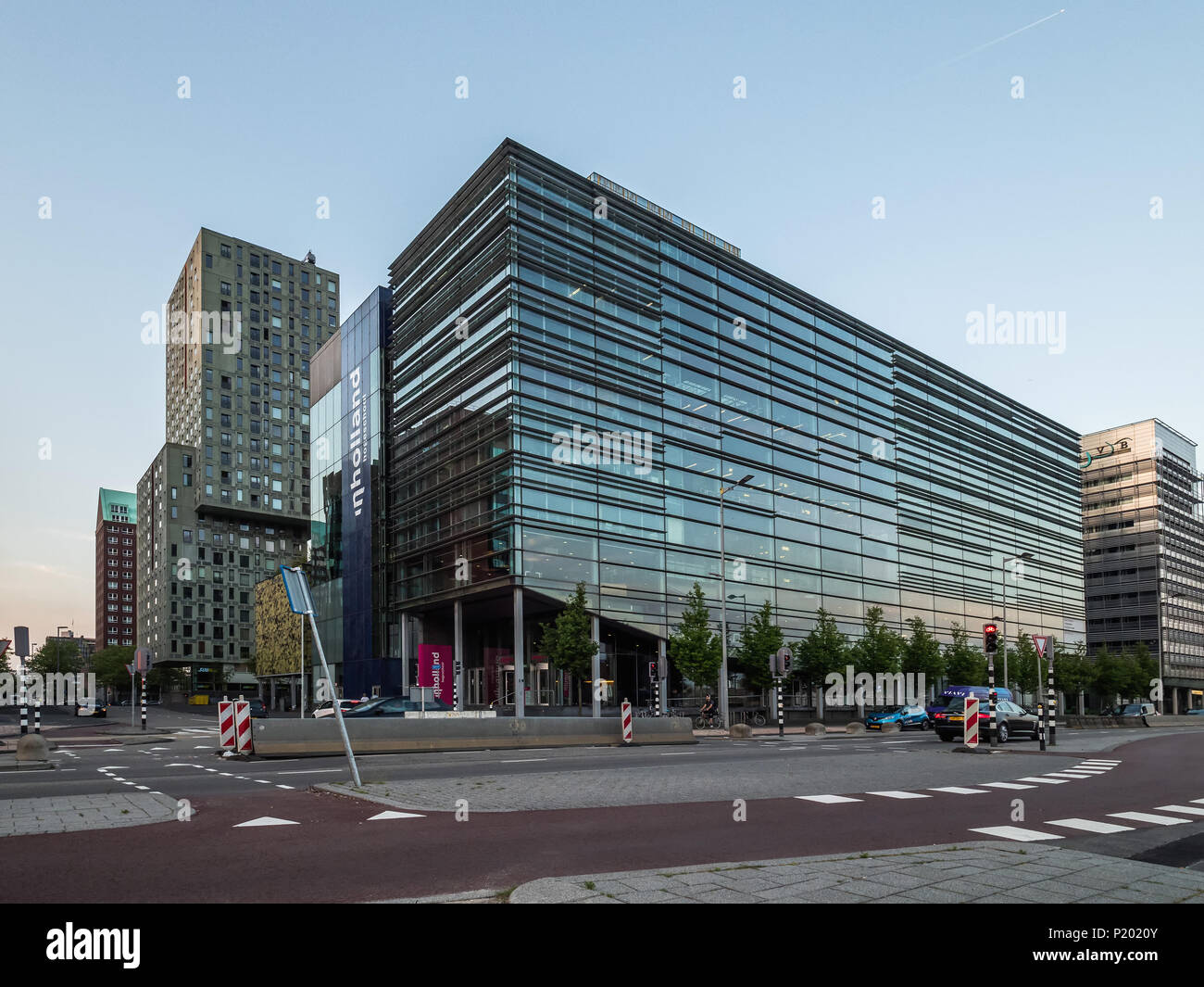 Rotterdam, The Netherlands - May 31, 2018. Modern college - Hogeschool ...