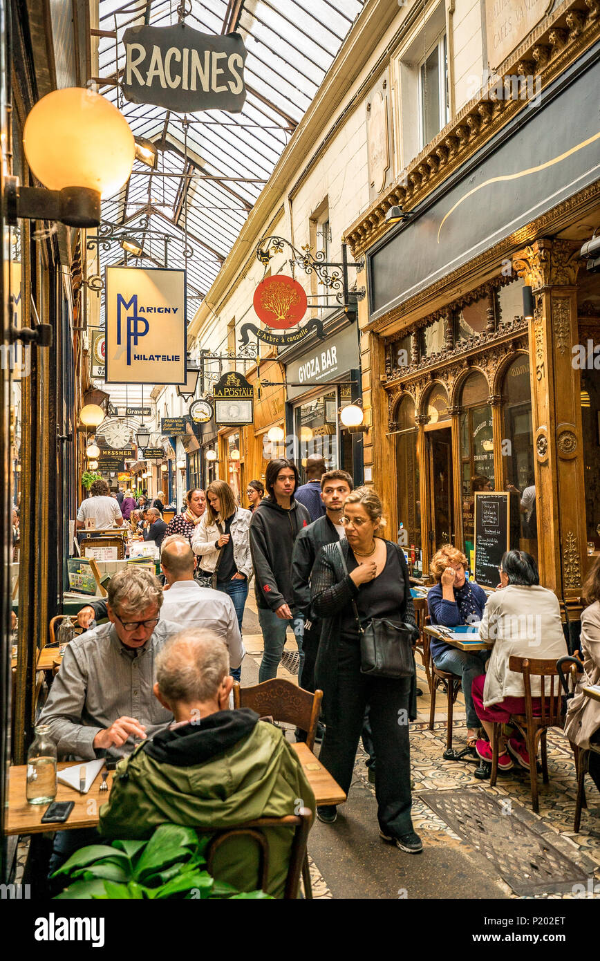 Paris Covered Passages Stock Photo - Alamy