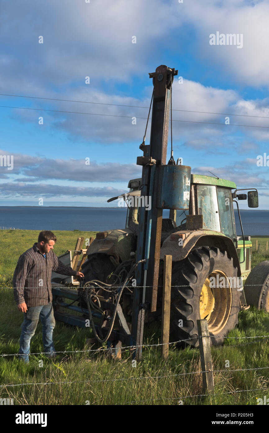 dh Posts fence ramming machine FARMING FARMWORKER UK FARM WORKER ...