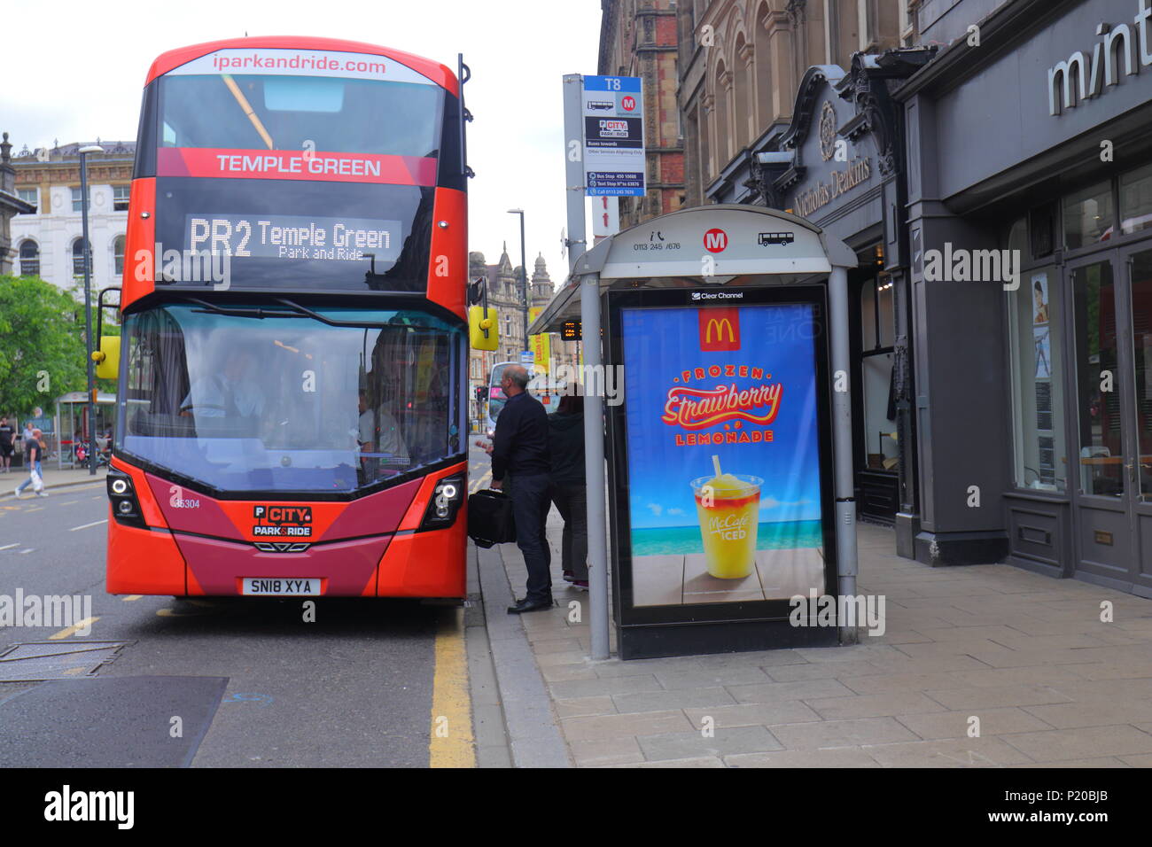 Leeds park and ride bus hi-res stock photography and images - Alamy
