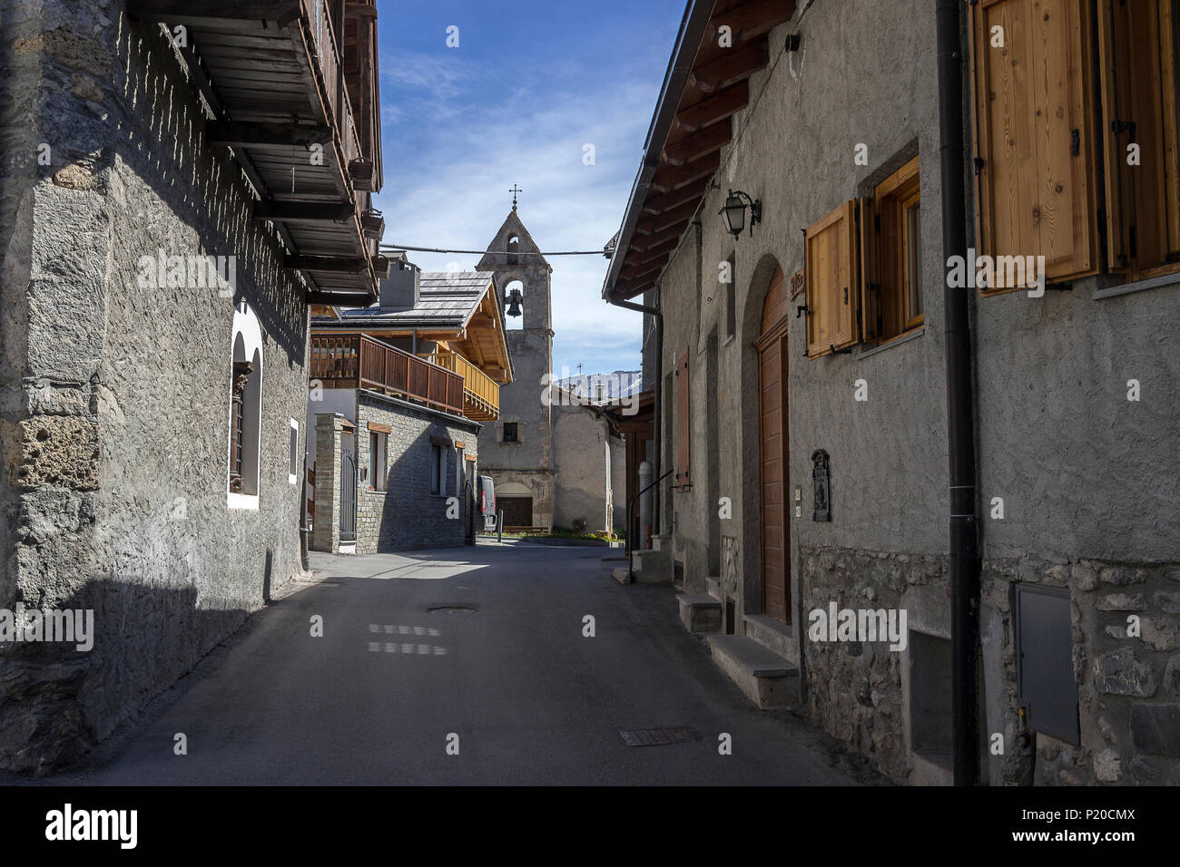 Melezet town center Stock Photo - Alamy