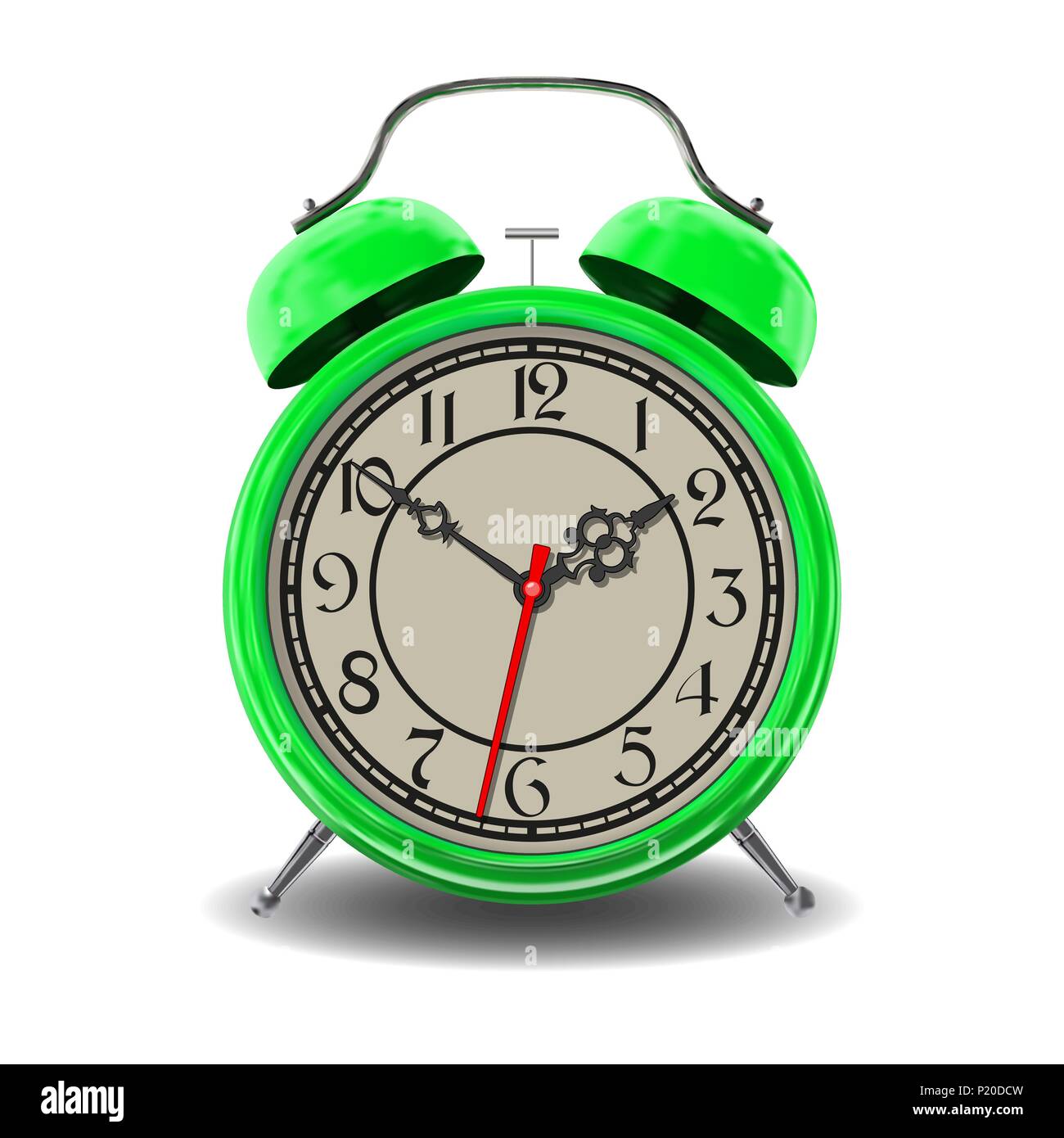 Vintage clock vector Stock Vector Images - Alamy