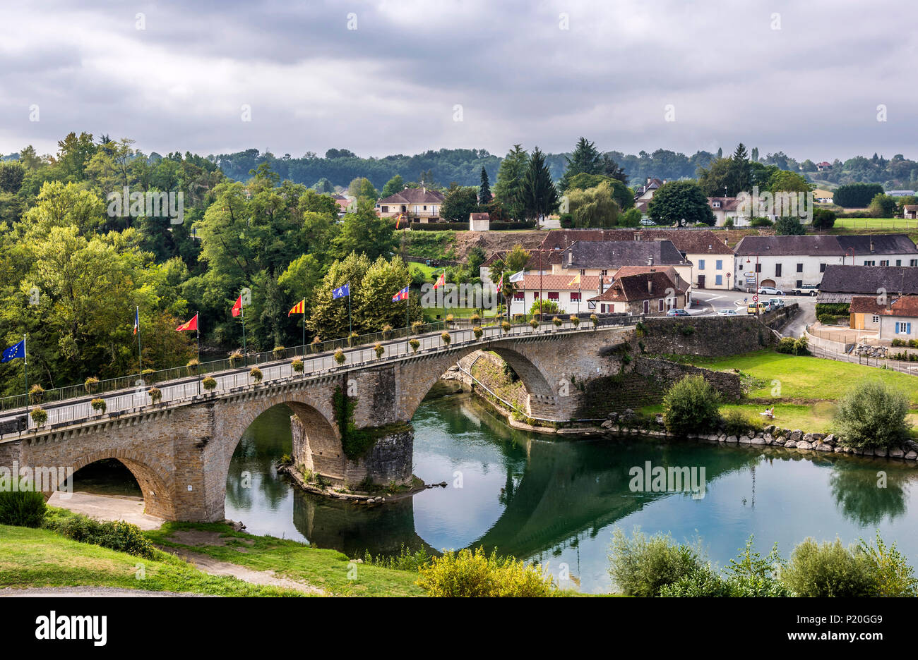 France, Pyrenees Atlantiques, Navarrenx (labelled "Most Beautiful ...