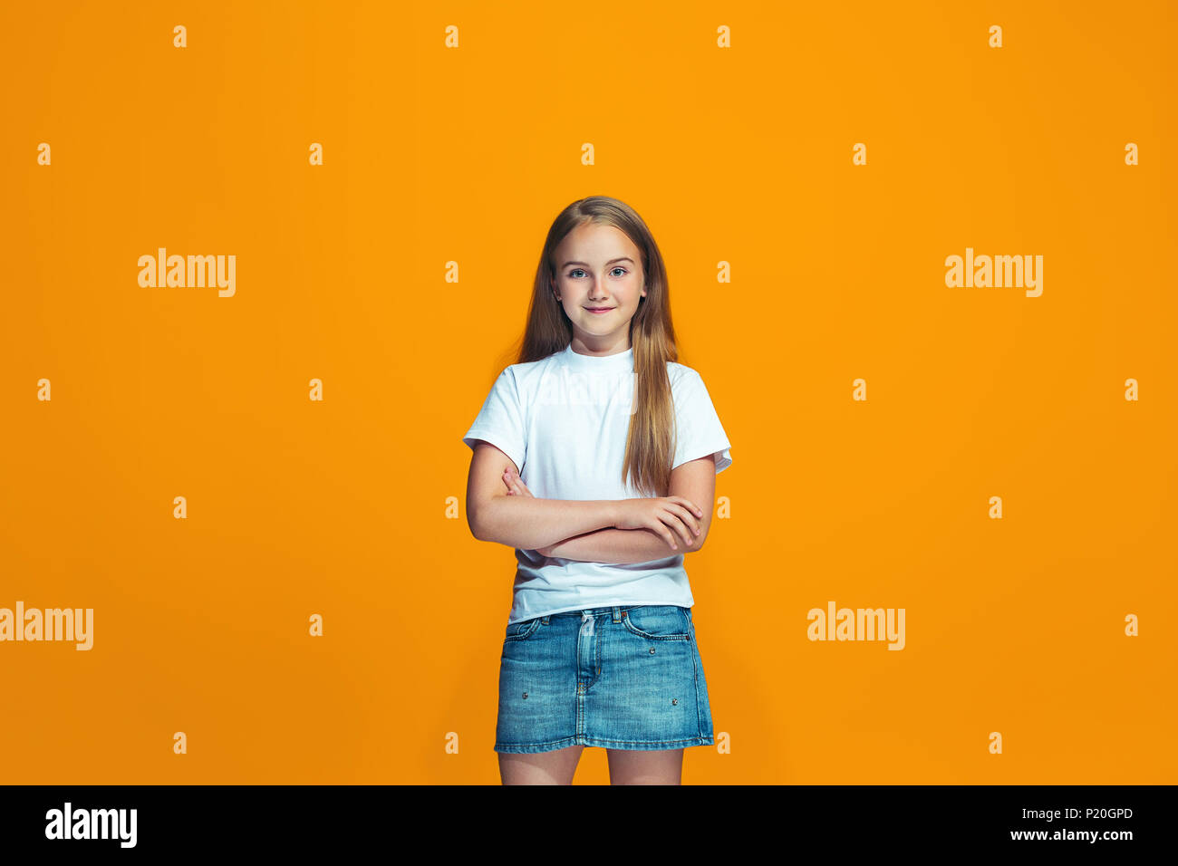 Happy success teen girl Stock Photo - Alamy