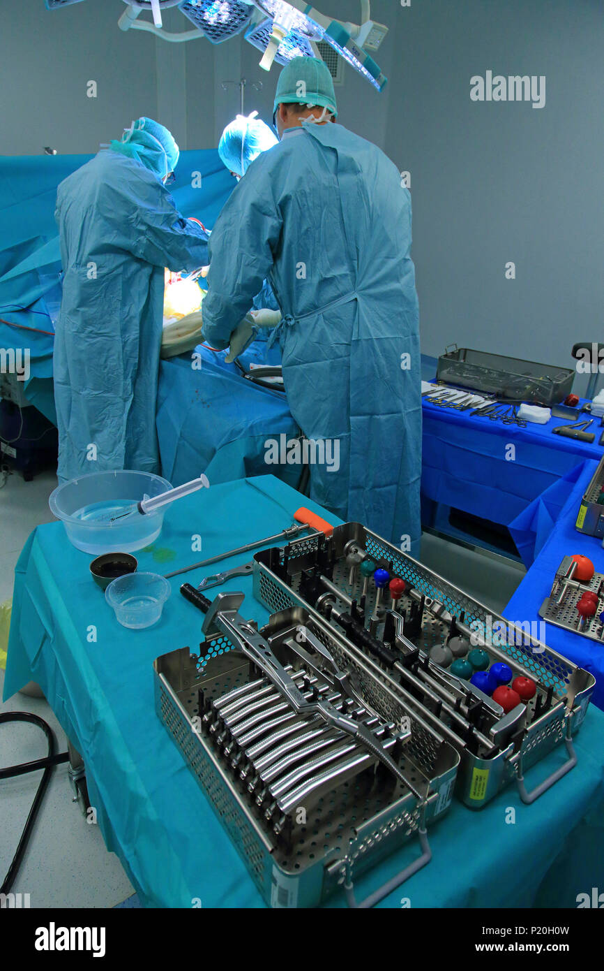 Hospital. Surgical operation Stock Photo - Alamy