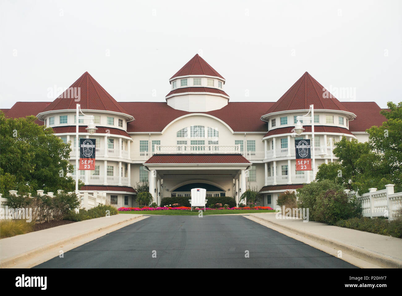 Blue Harbor resort in Sheboygan Wisconsin Stock Photo - Alamy