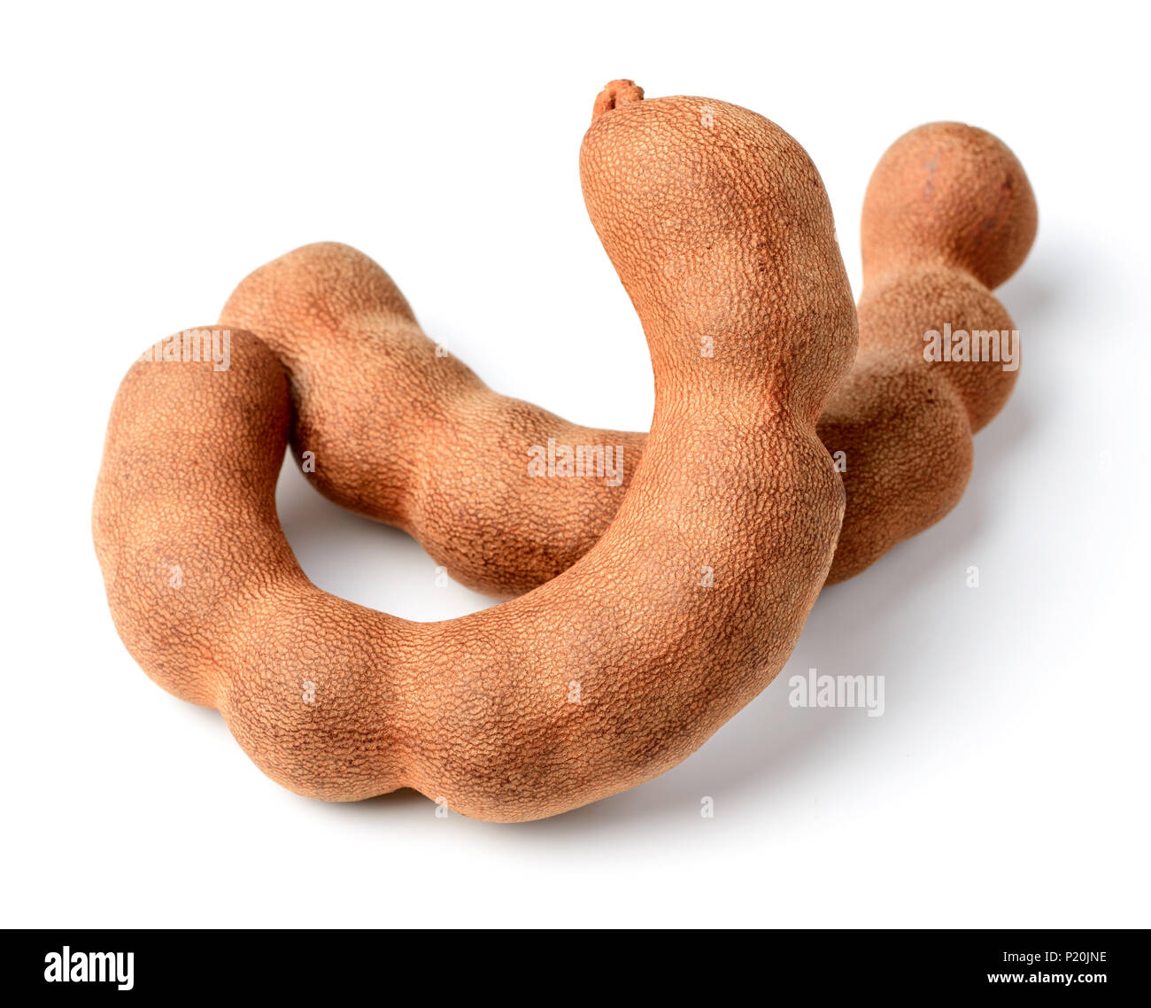 fresh tamarind fruit isolated on white background Stock Photo - Alamy