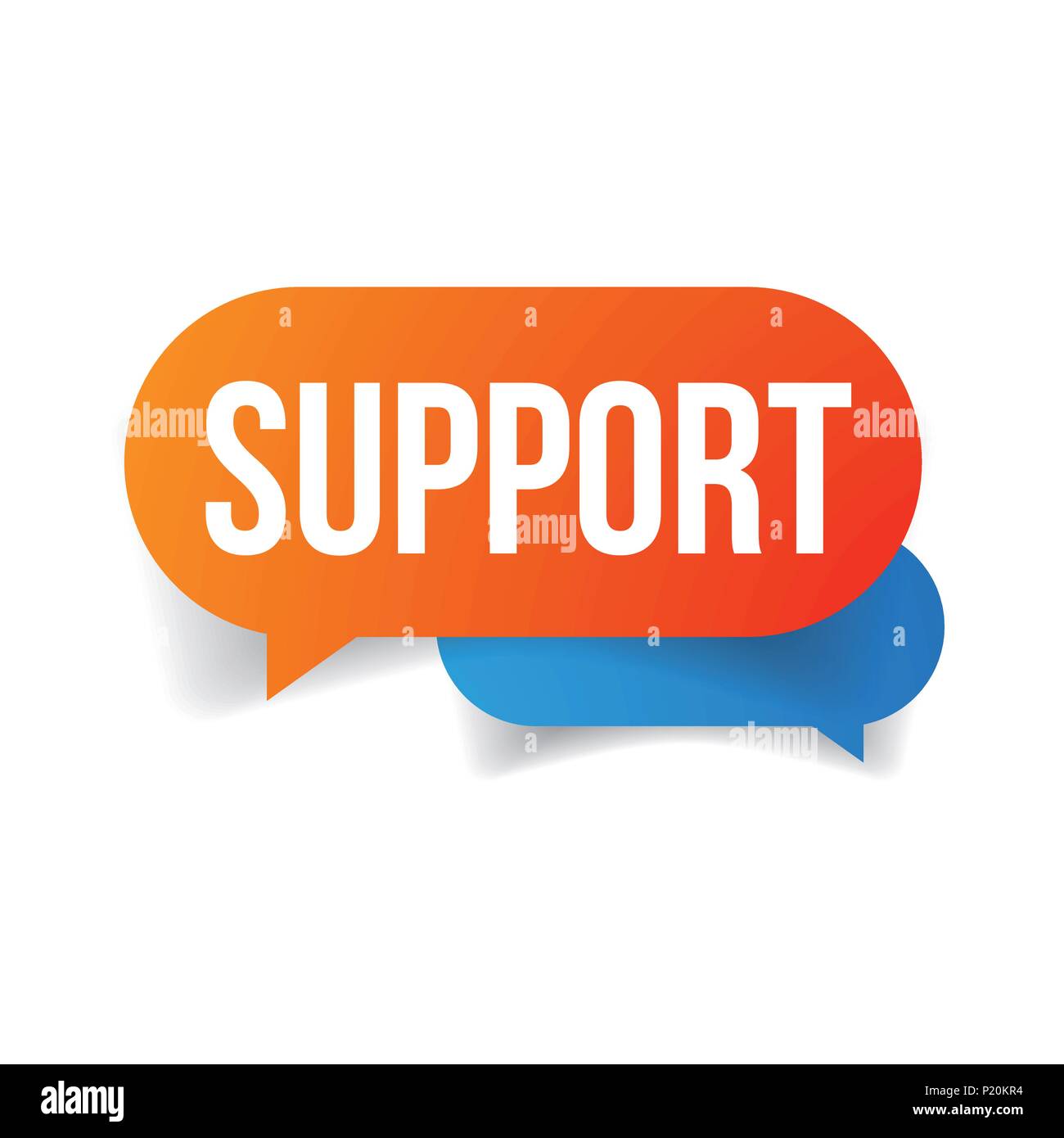 Help support tech icon Stock Vector Images - Alamy