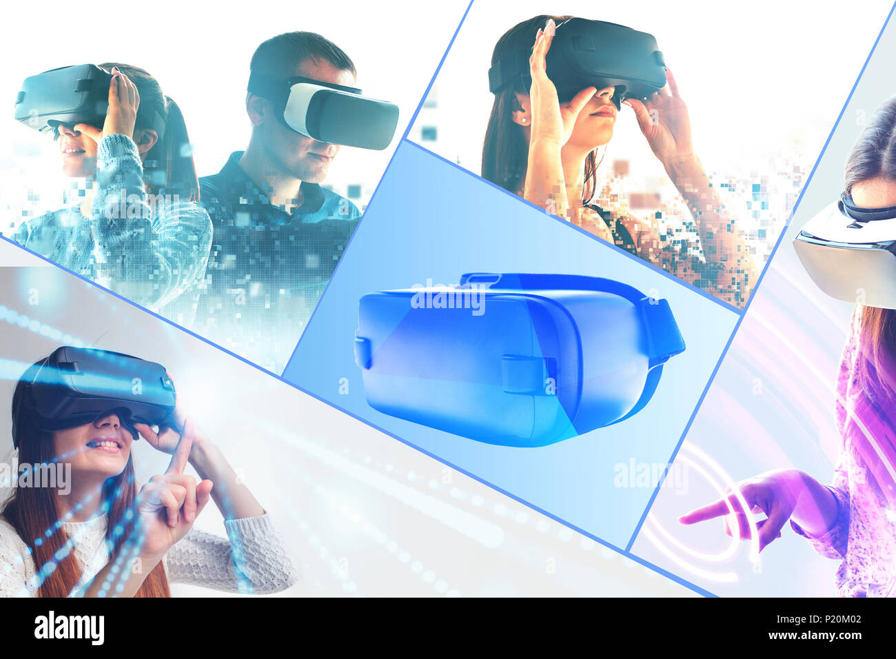 Collage technology hi-res stock photography and images - Alamy