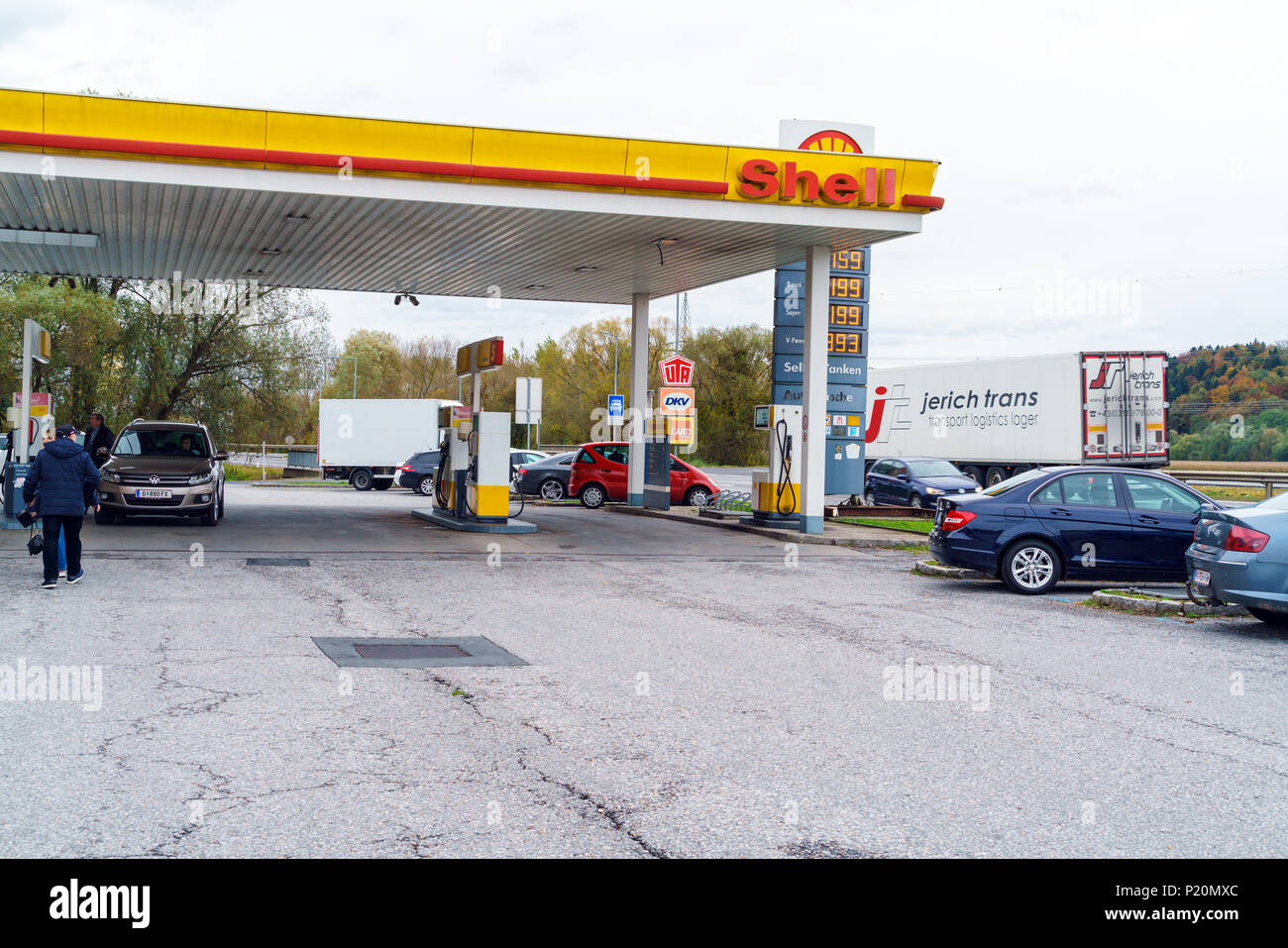 Austrian petrol pump hi-res stock photography and images - Alamy