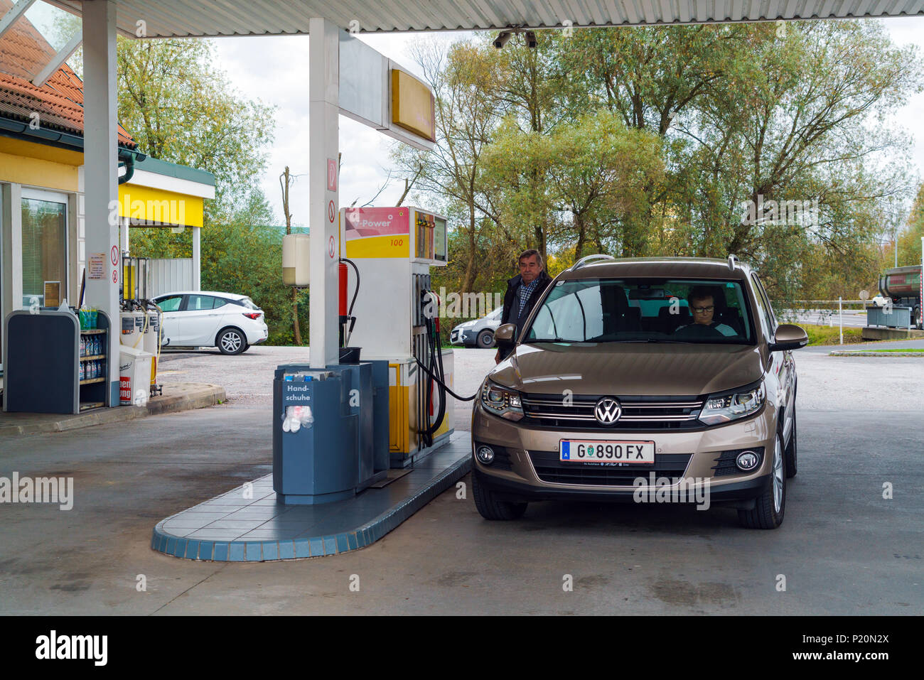 Austrian petrol pump hi-res stock photography and images - Alamy