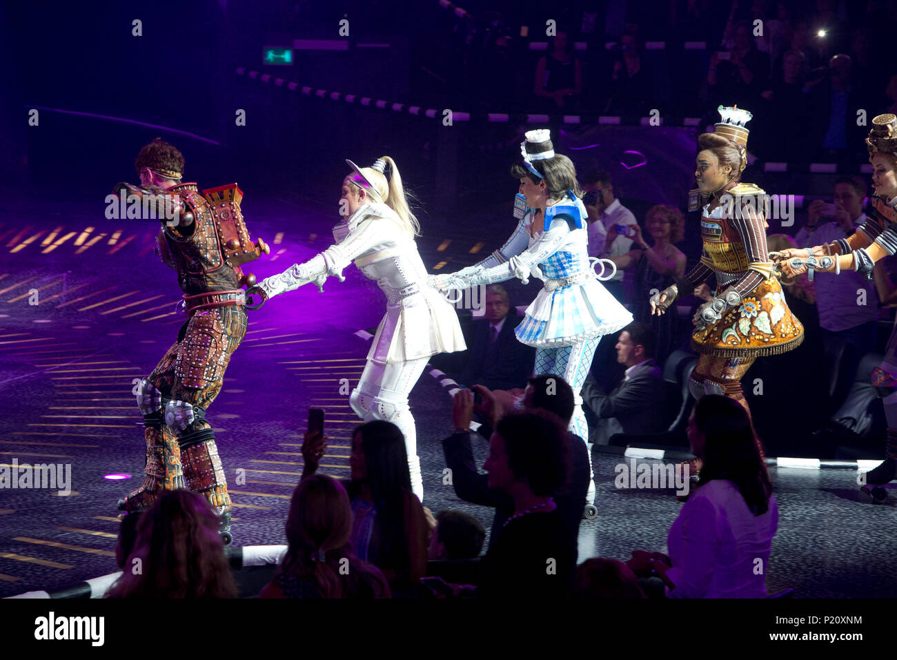 Bochum, Deutschland. 12th June, 2018. "Rusty", "Pearl", "Dinah" and ...
