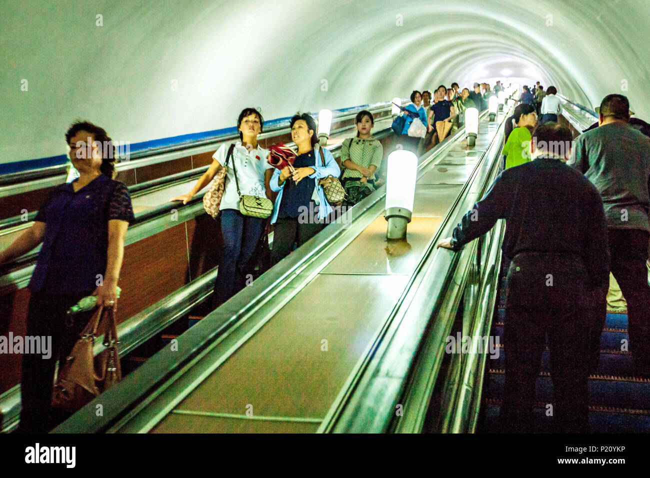 Pyongyang metro hi-res stock photography and images - Alamy