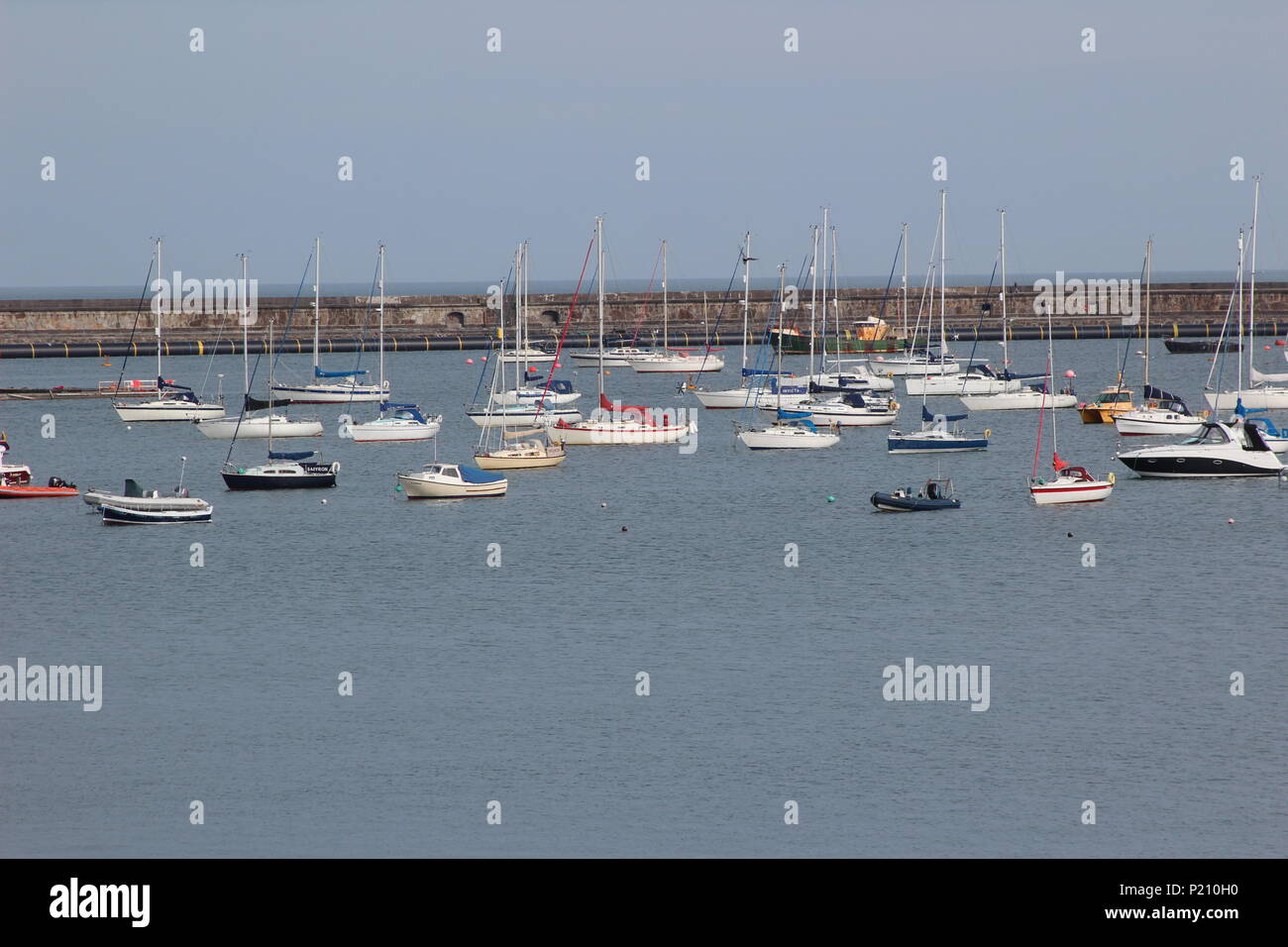 Holyhead, Anglesey, Wales UK. Wednesday 13 June 2018. UK Weather Warm ...