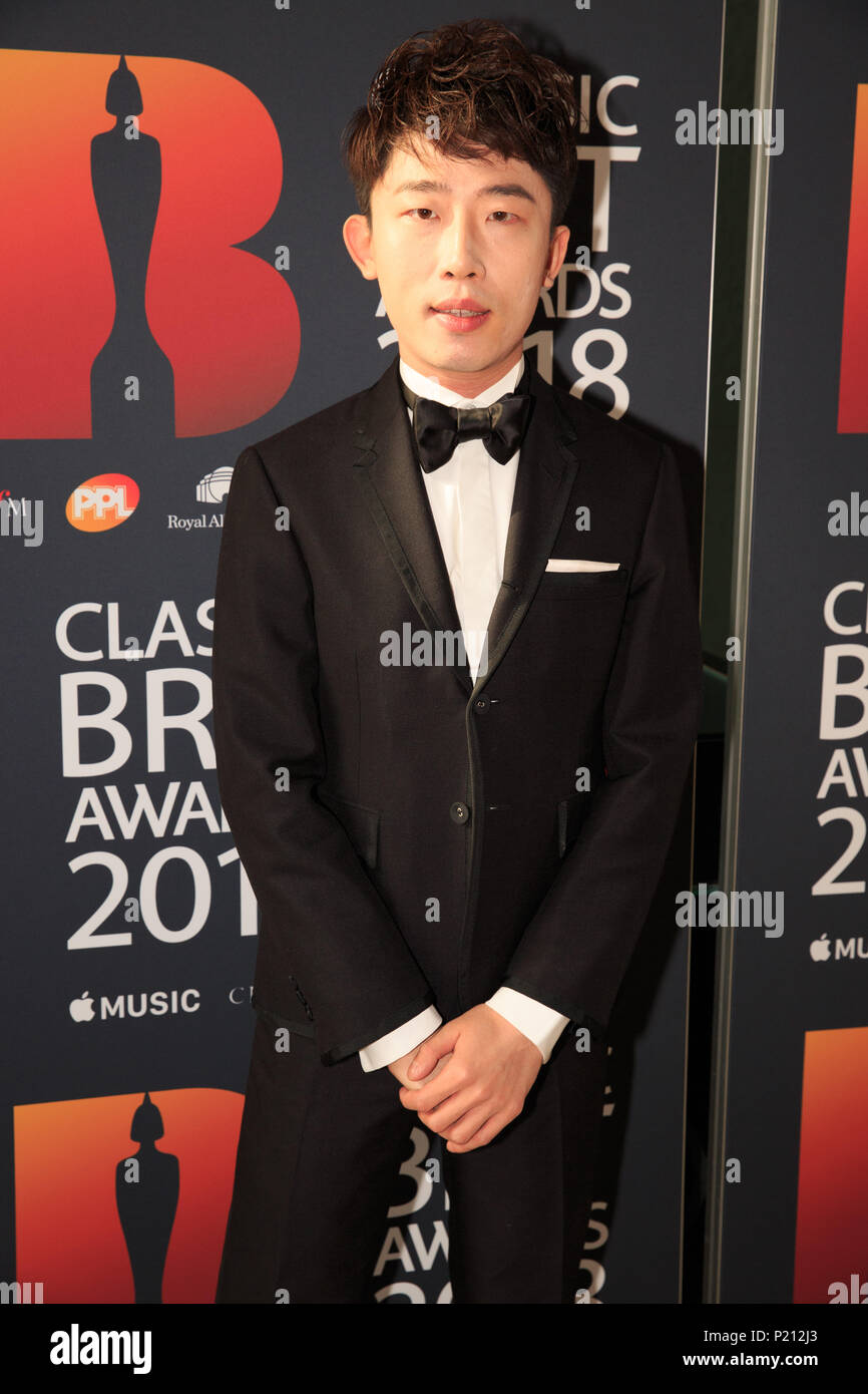 Royal Albert Hall, London, UK 13th June 2018, Pianist Ji Liu at the ...