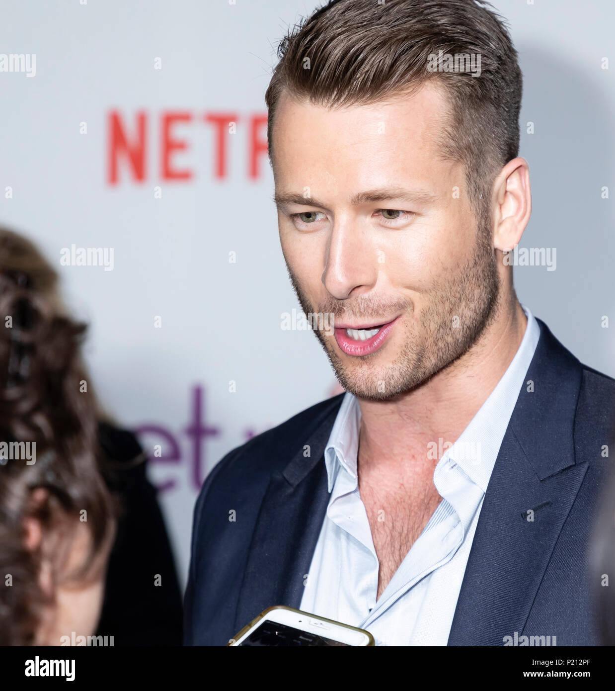 New York, NY, USA - June 12, 2018: Actor Glen Powell attends the New ...