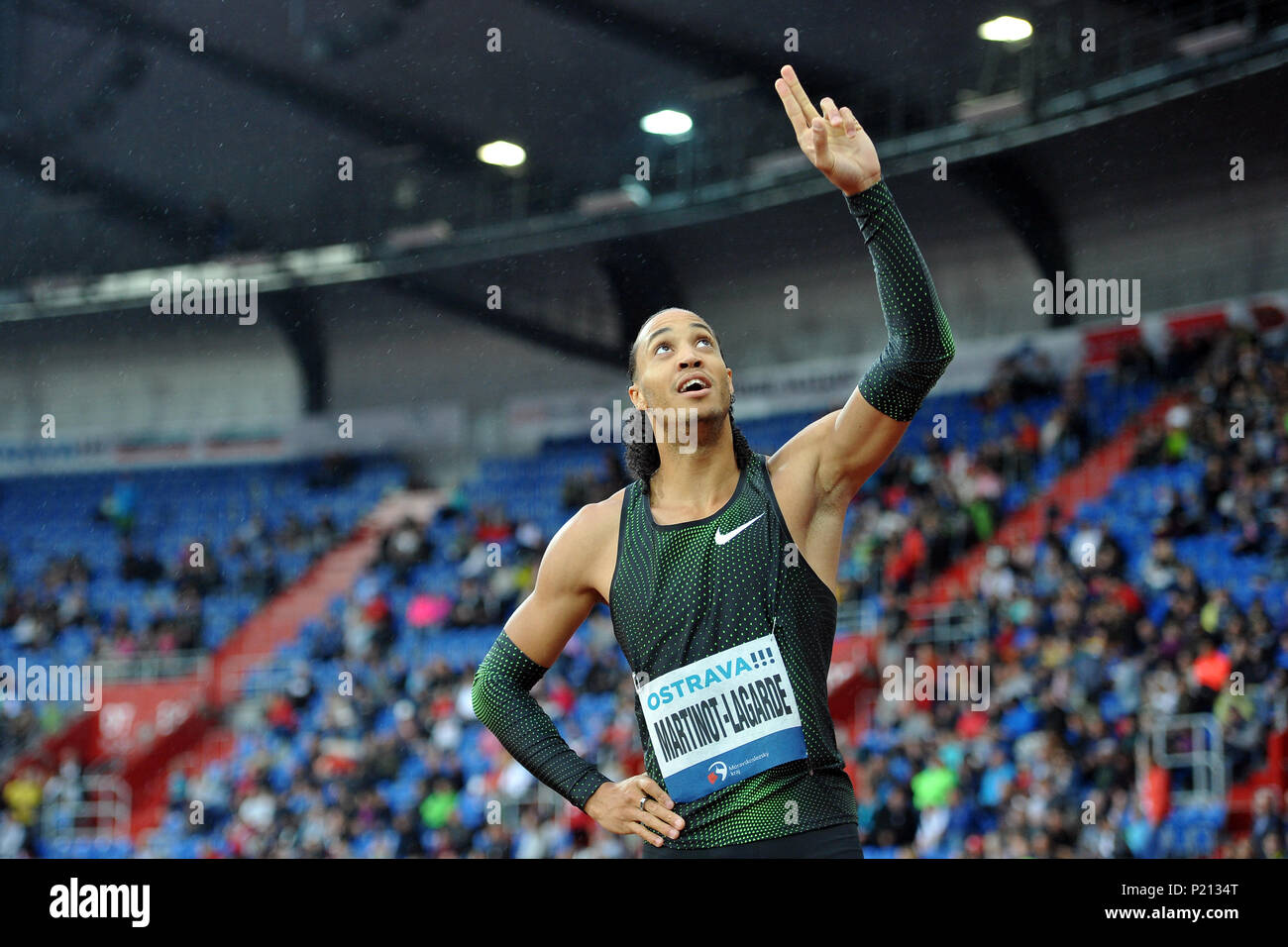 Ostrava, Czech Republic. 13th June, 2018. Pascal Martinot-Lagarde of ...