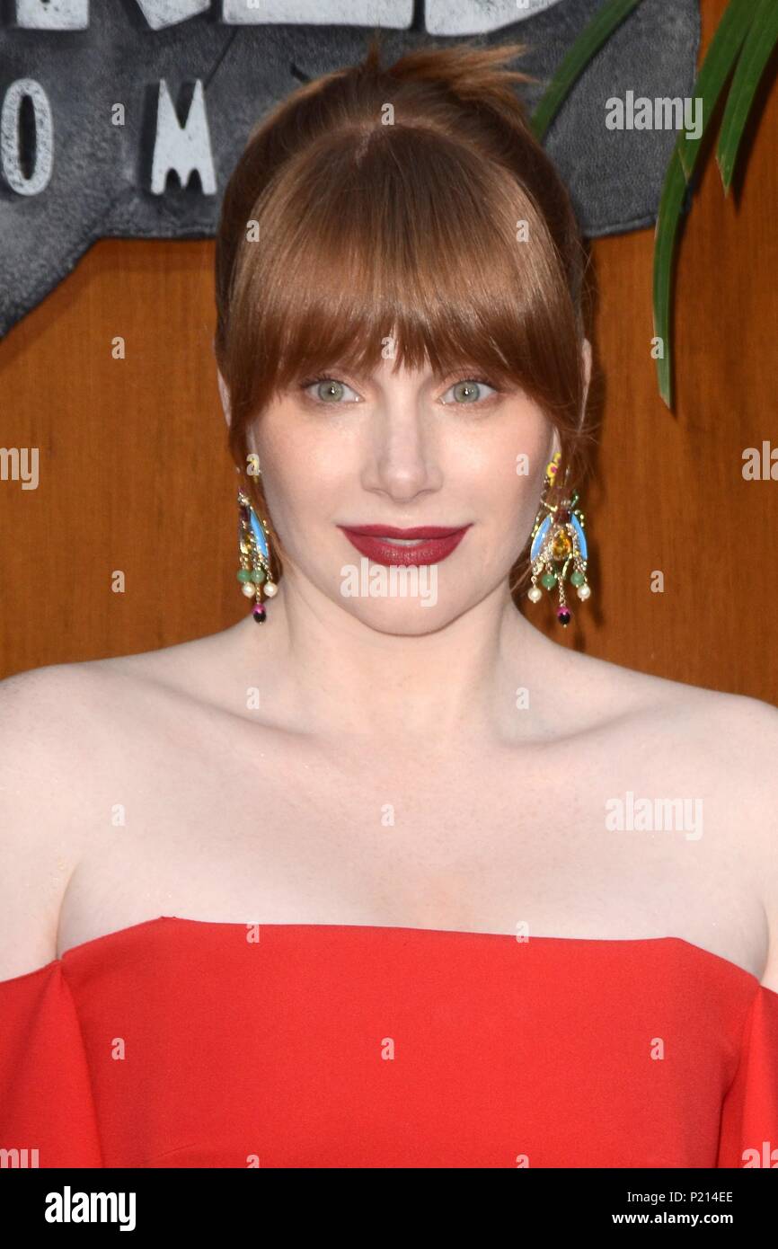 Los Angeles, CA, USA. 12th June, 2018. Bryce Dallas Howard at arrivals ...