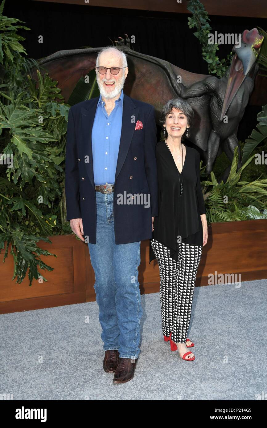 Los Angeles, CA, USA. 12th June, 2018. James Cromwell, Anna Stuart at ...