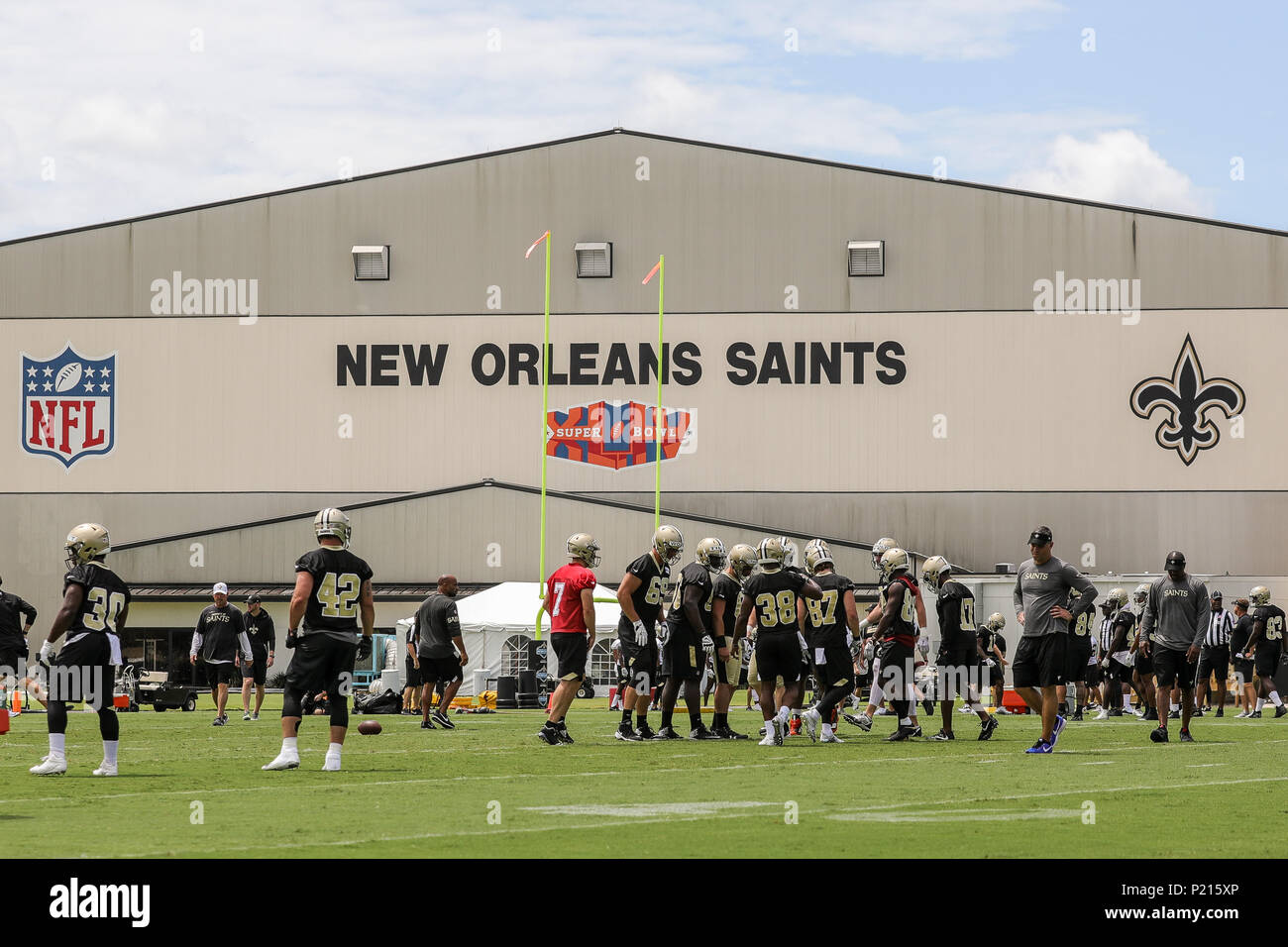 June 13, 2018 - New Orleans Saints participates in a mandatory minicamp ...