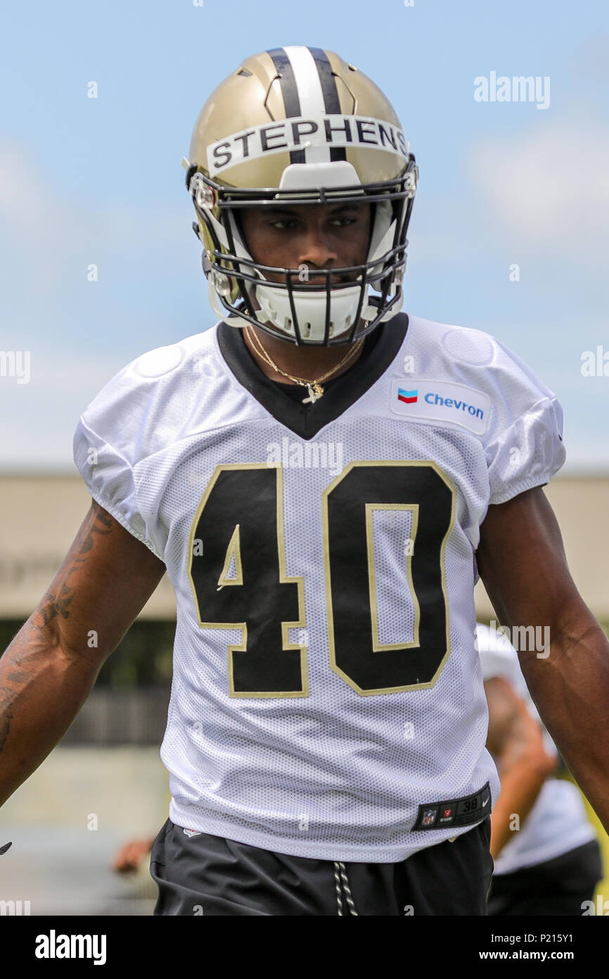 June 13, 2018 - New Orleans Saints cornerback Linden Stephens (40 ...