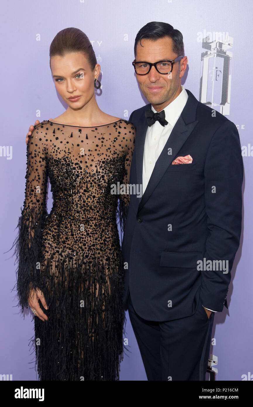 NEW YORK, NY - JUNE 12: Model Josephine Skriver and CEO, Victoria's ...