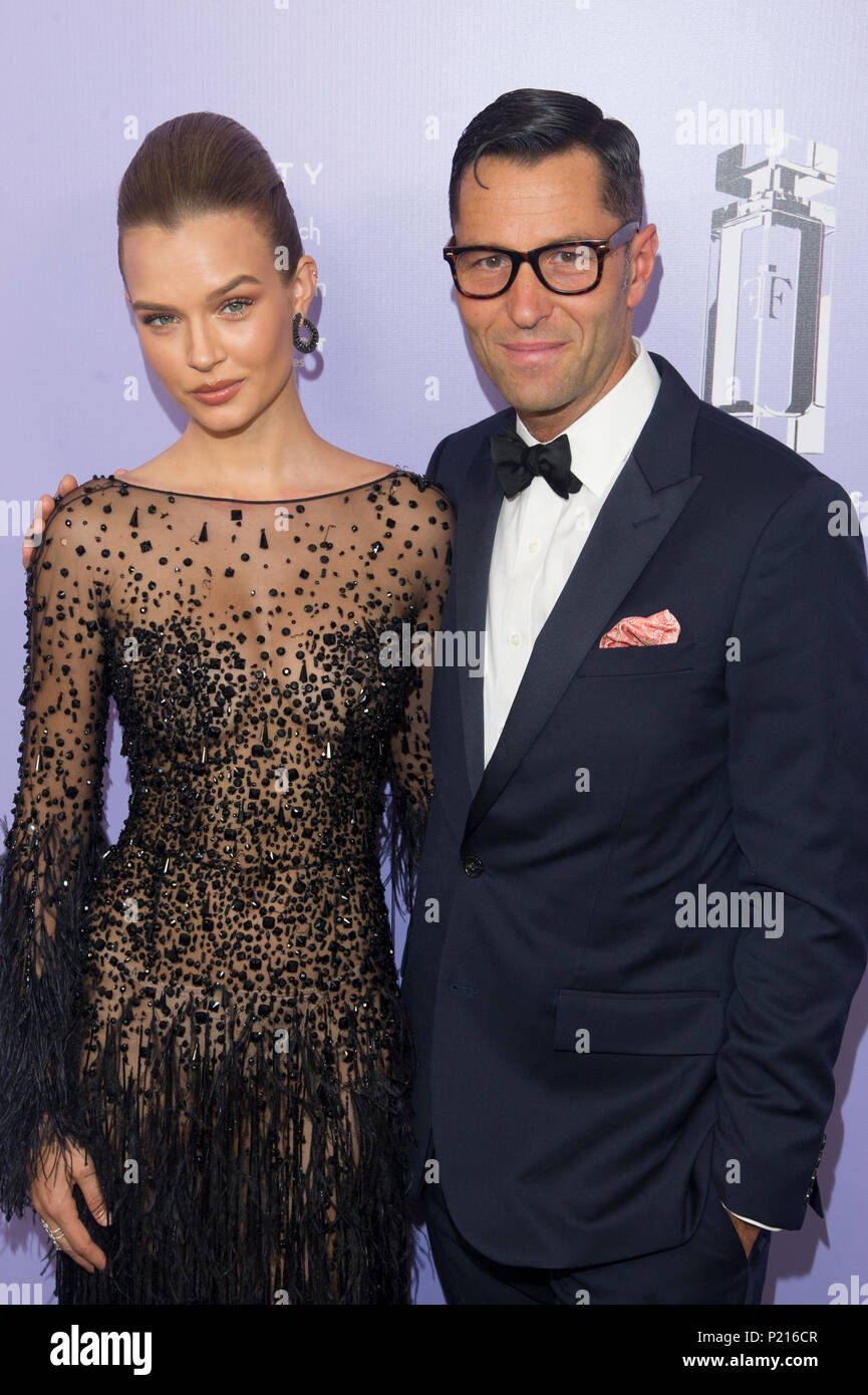 NEW YORK, NY - JUNE 12: Model Josephine Skriver and CEO, Victoria's ...