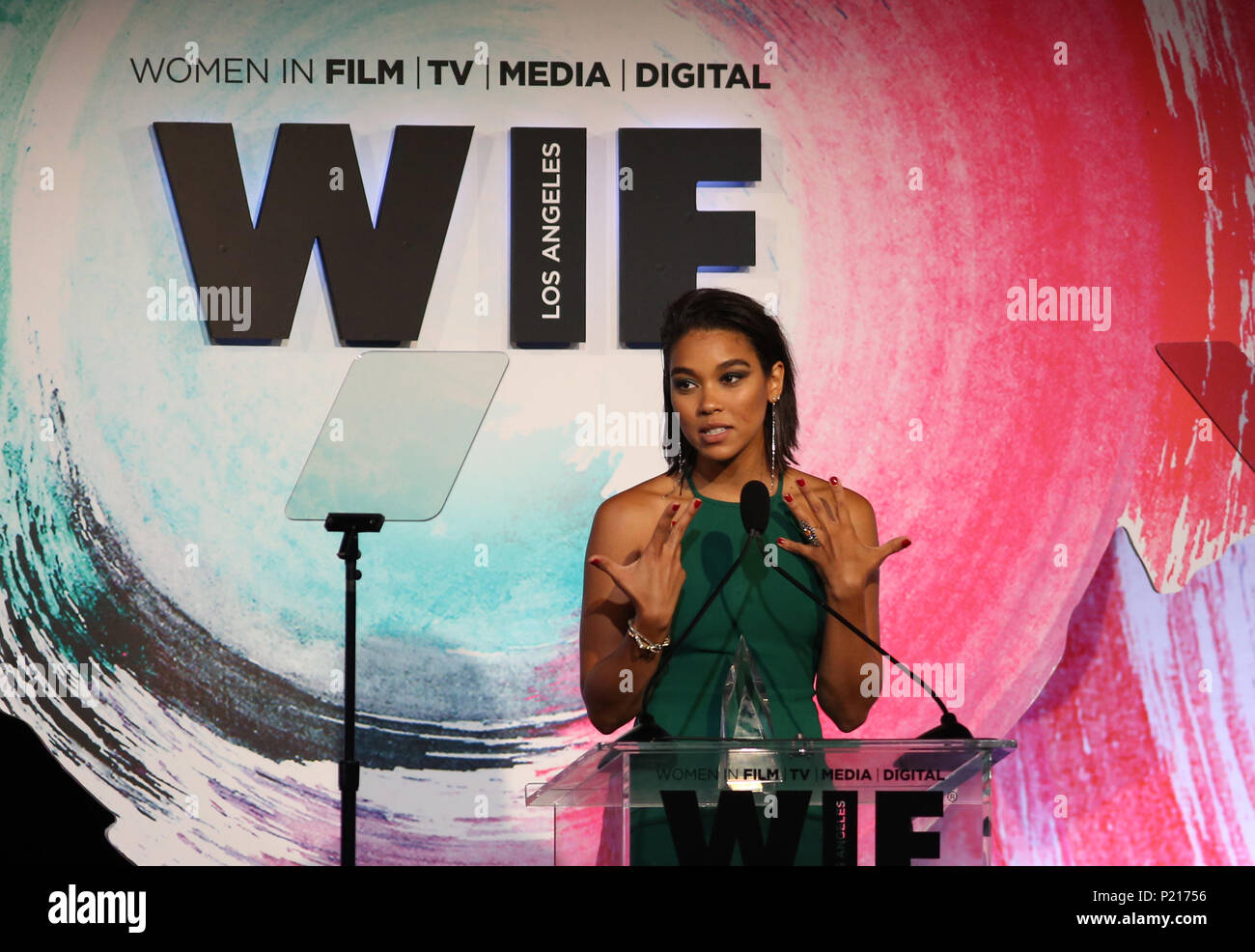 Beverly Hills, Ca. 13th June, 2018. Alexandra Shipp pictured during the ...