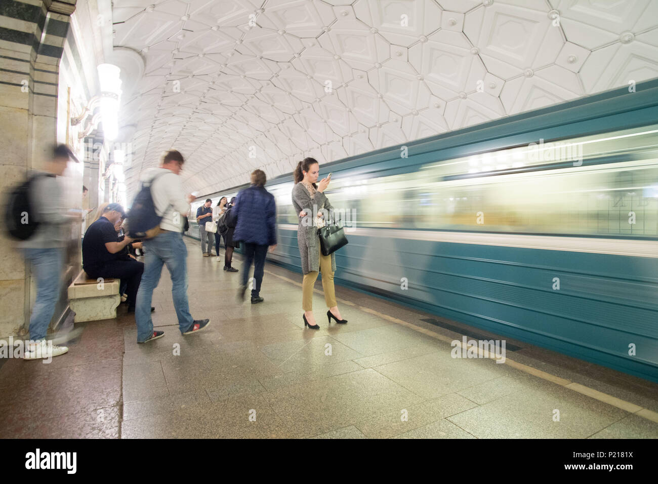 Moskovskoe metro hi-res stock photography and images - Alamy