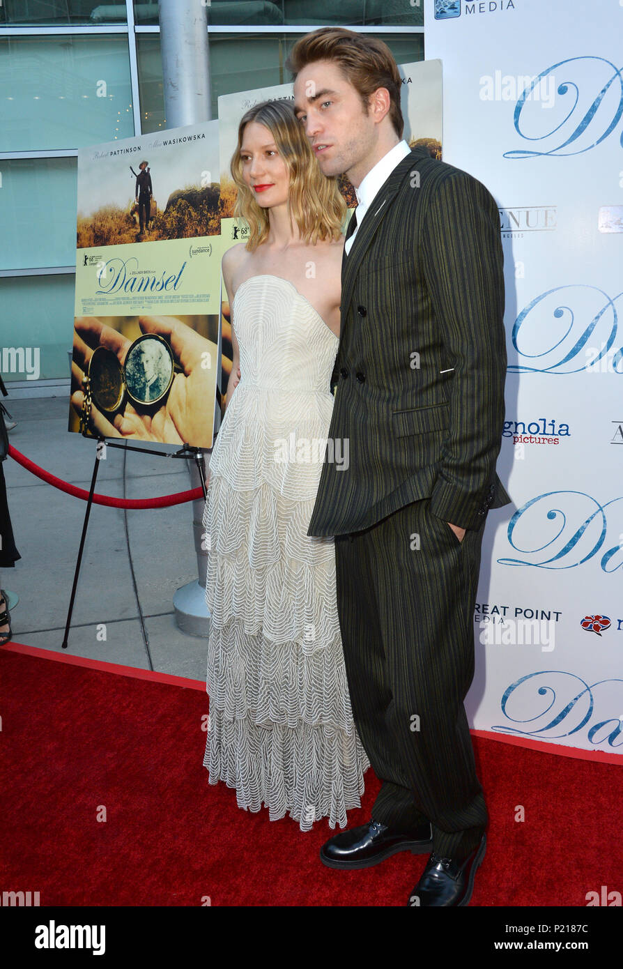 Los Angeles, California, USA. 13th June, 2018. Mia Wasikowska & Robert ...