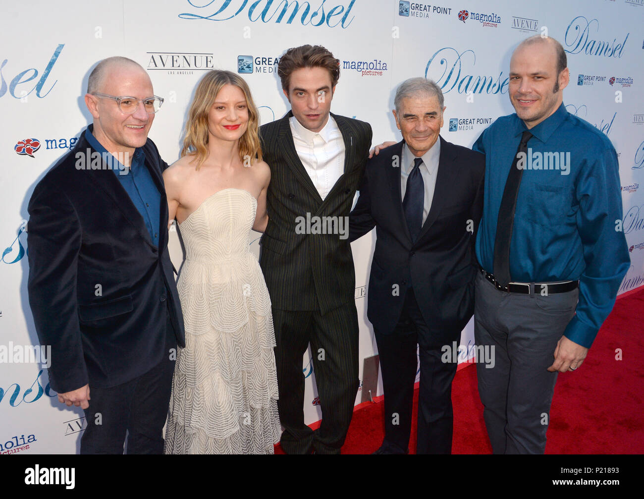 Los Angeles, California, USA. 13th June, 2018. David Zellner, Mia ...