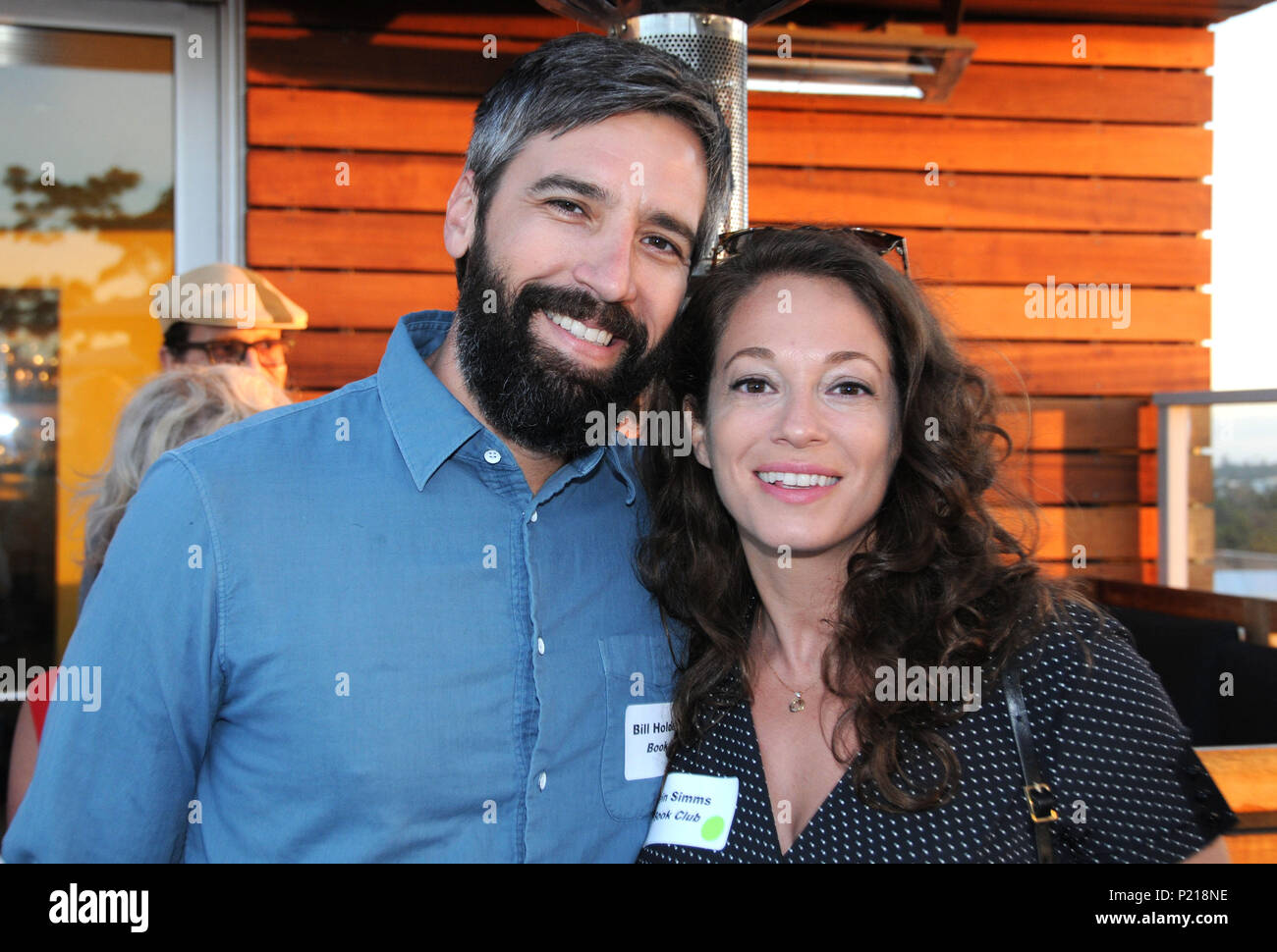 LOS ANGELES, CA - JUNE 13: (L-R) Screenwriters Bill Holderman and Erin ...