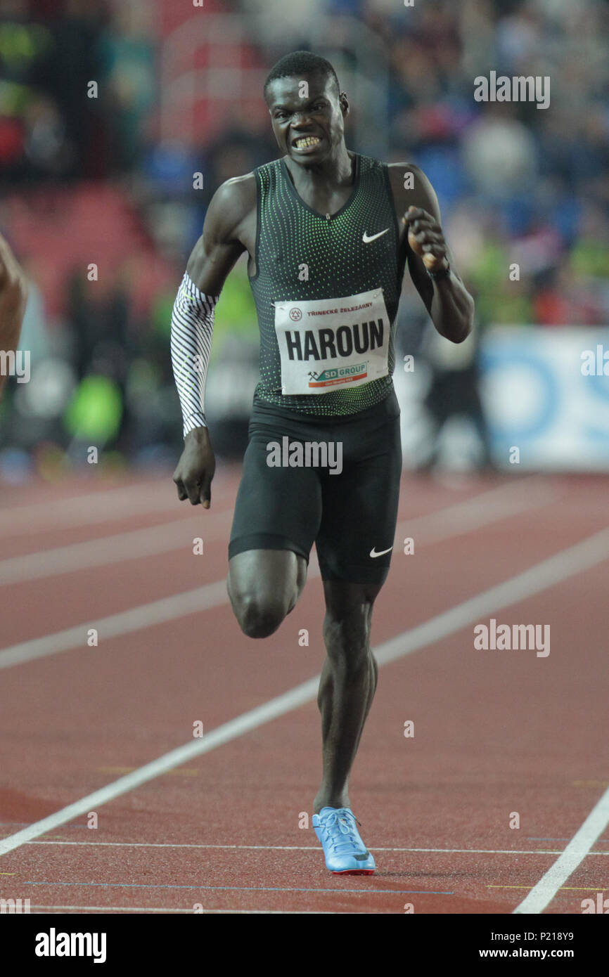Ostrava, Czech Republic. 13th June, 2018. Abdalelah Haroun (Qatar) won ...