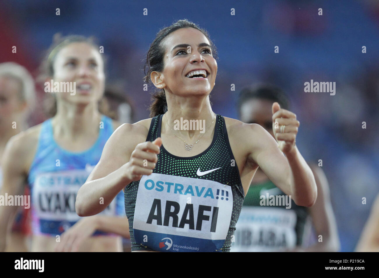 Ostrava, Czech Republic. 13th June, 2018. Rababe Arafi (Morocco) won ...