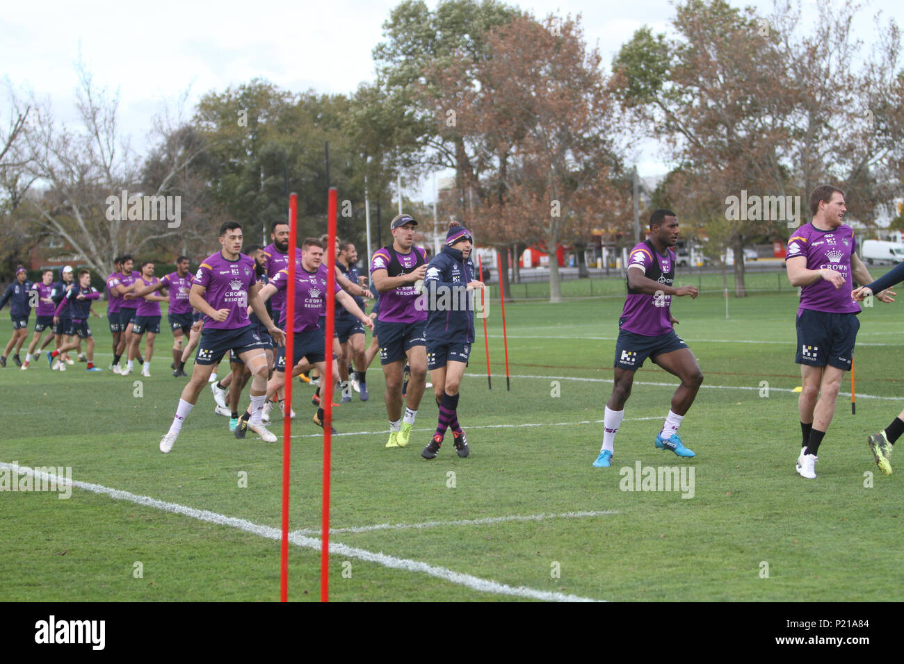 Melbourne Storm NRL Club - Open training -14 June 2018- Goschs Paddock ...