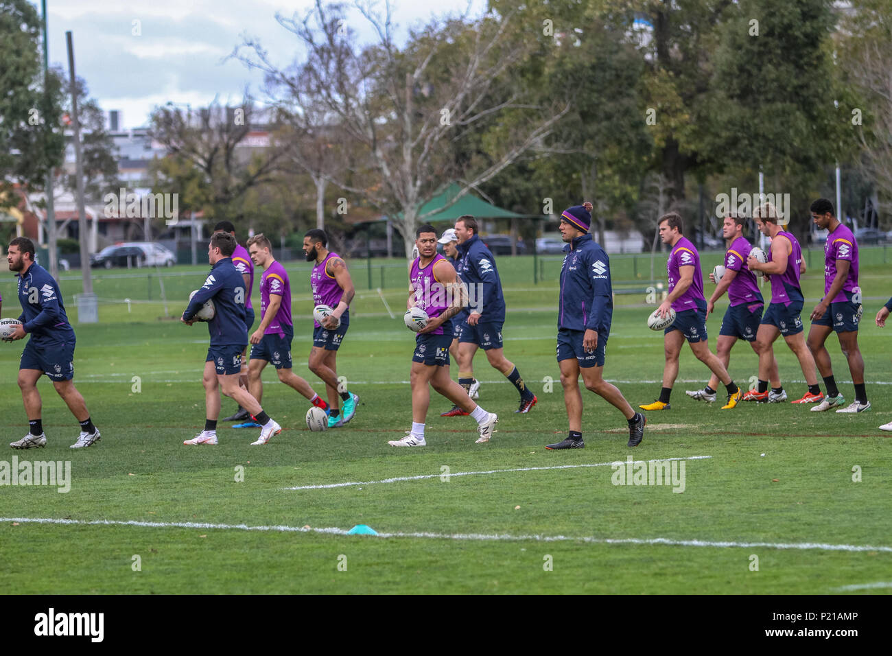 Nrl storm training hi-res stock photography and images - Alamy