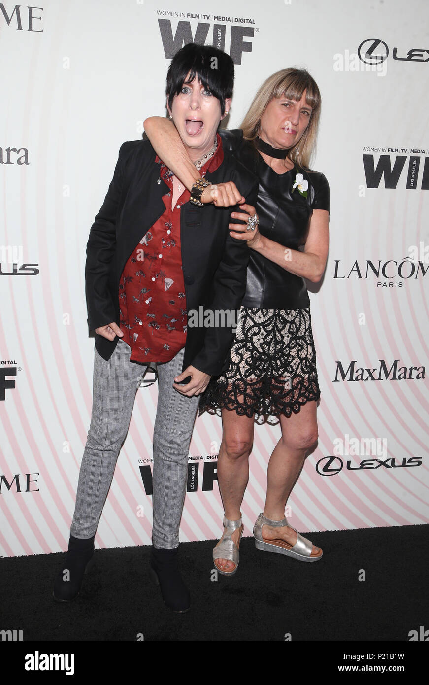 BEVERLY HILLS, CA - JUNE 13: Diane Warren, Catherine Hardwickes, at the ...