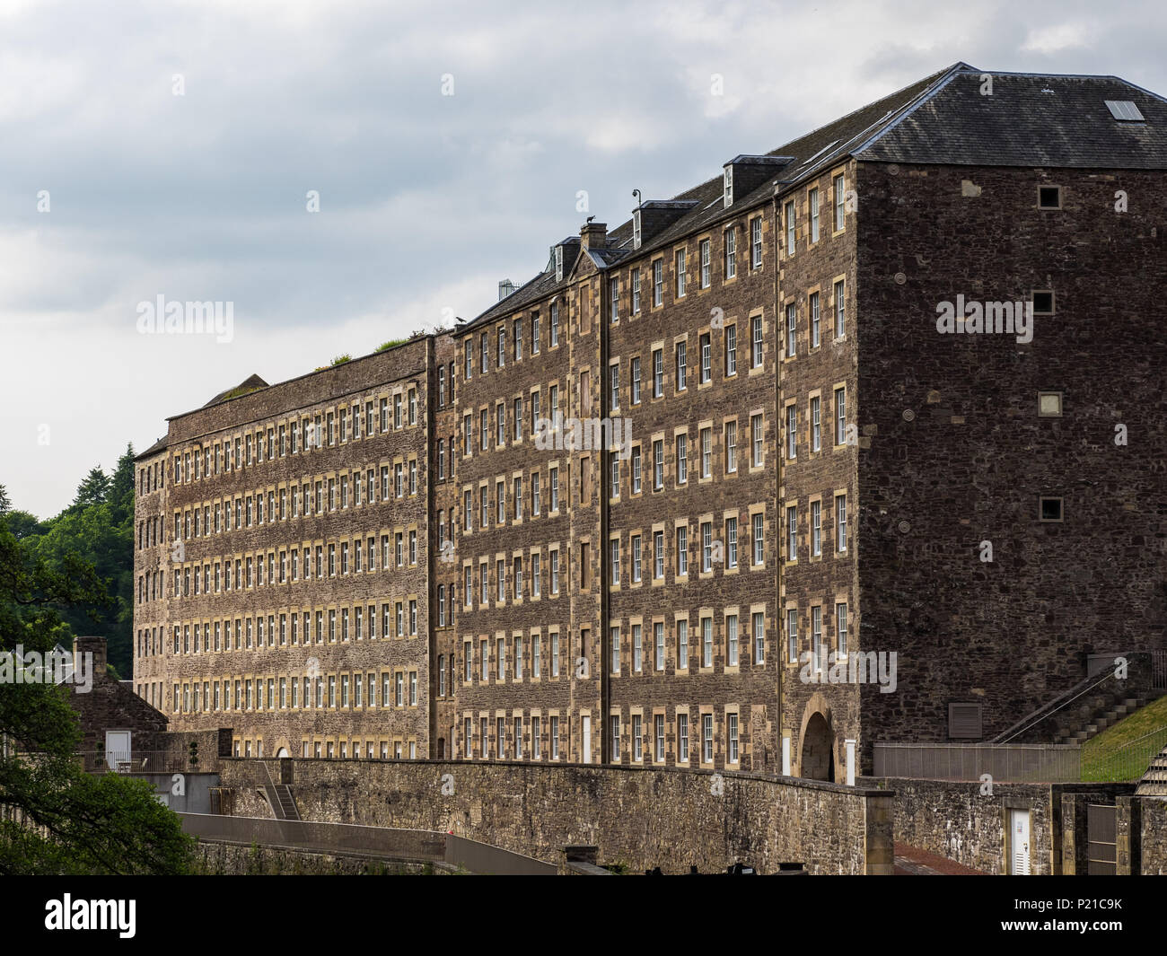 The New Lanark World Heritage Site a unique 18th century mill village ...