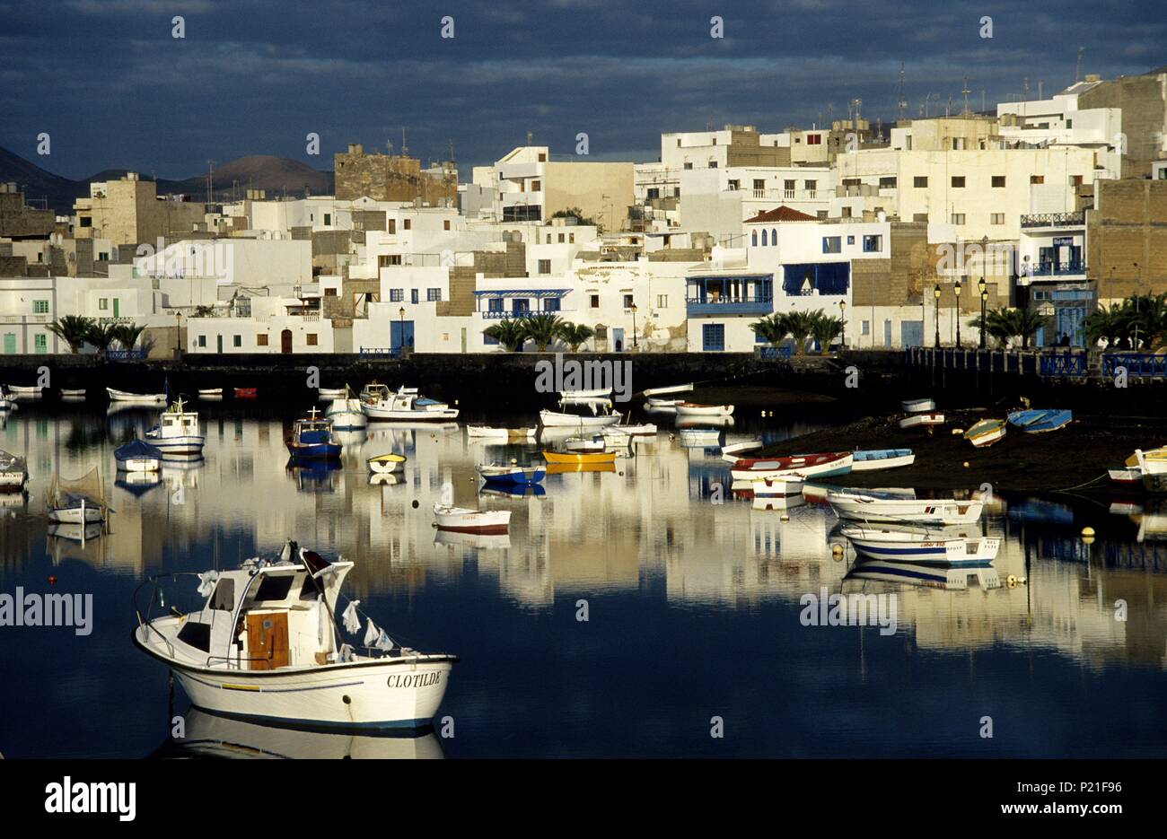 Arrecife, lago chico o charco de San Ginés Stock Photo - Alamy