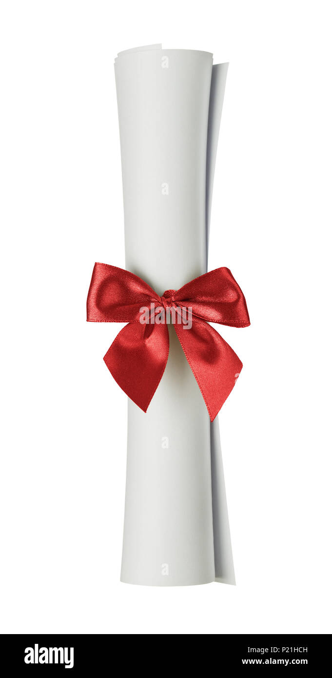 Award Degree Scroll Certificate High Resolution Stock Photography and ...