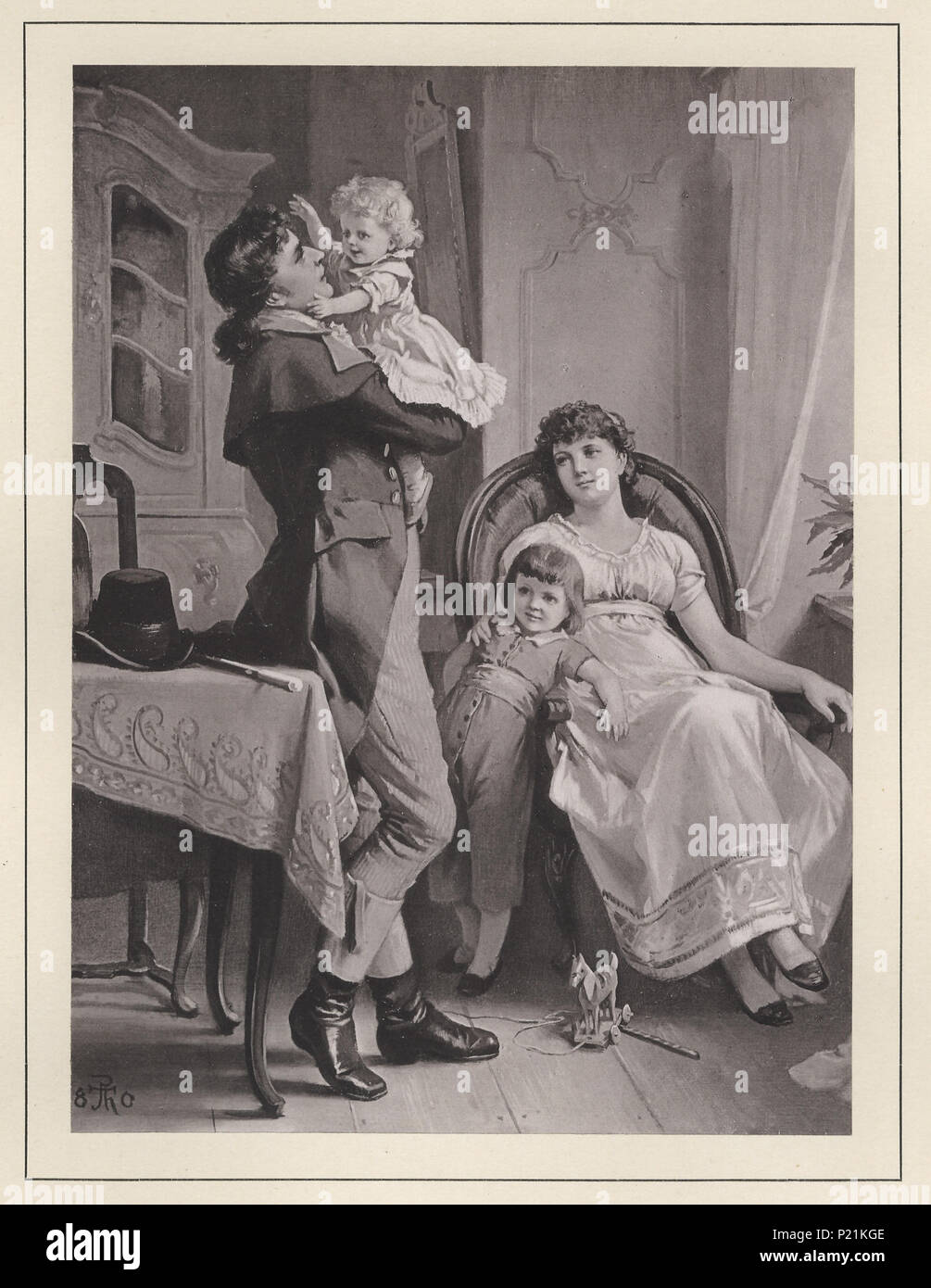 . Deutsch: Illustration von Paul Thumann zu Adelbert von Chamisso ...