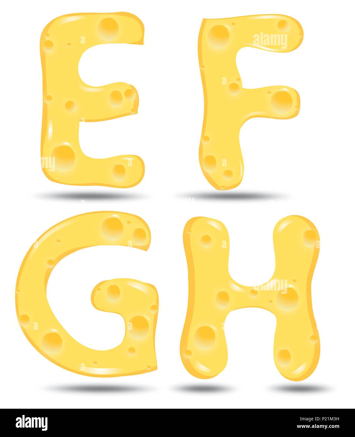 letters of the alphabet font and characters Stock Vector Image & Art ...