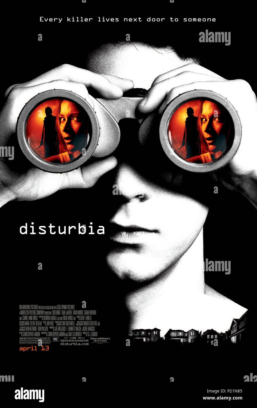 Original Film Title: DISTURBIA. English Title: DISTURBIA. Film Director: D. J. CARUSO. Year ...