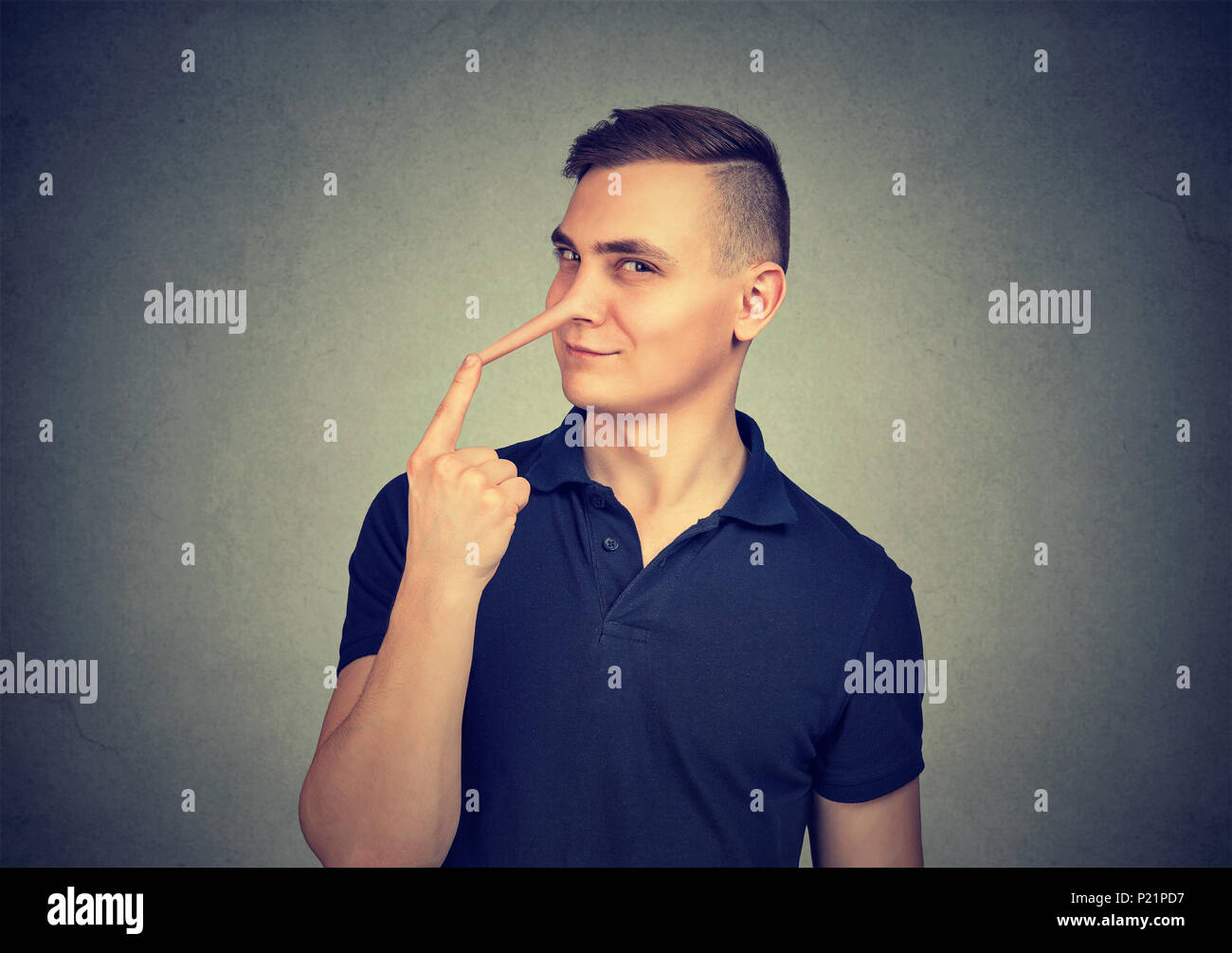 Deform portrait hi-res stock photography and images - Alamy