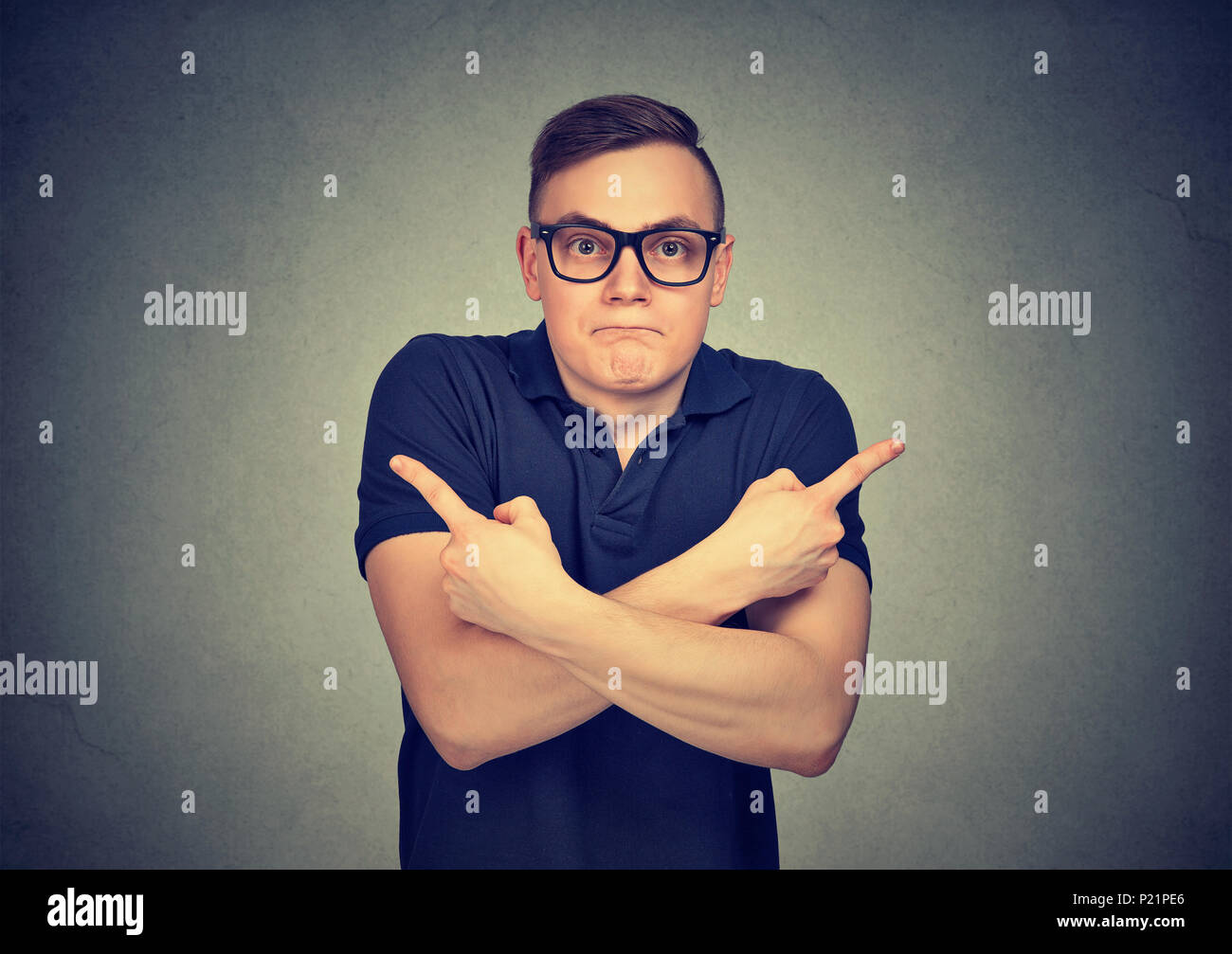 Confused man face hi-res stock photography and images - Alamy