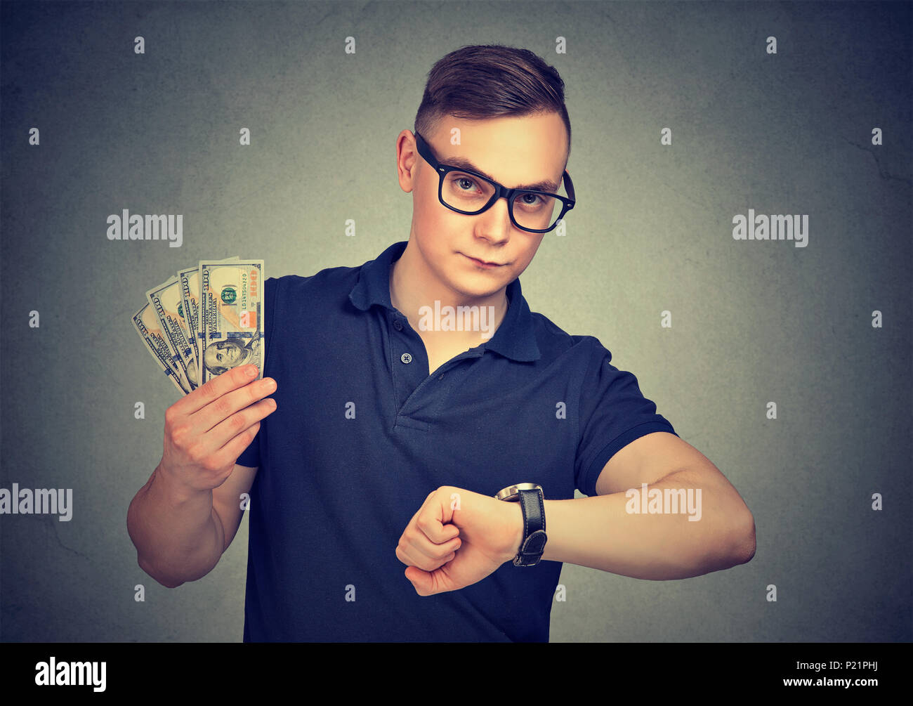 Time management concept young hi-res stock photography and images - Alamy