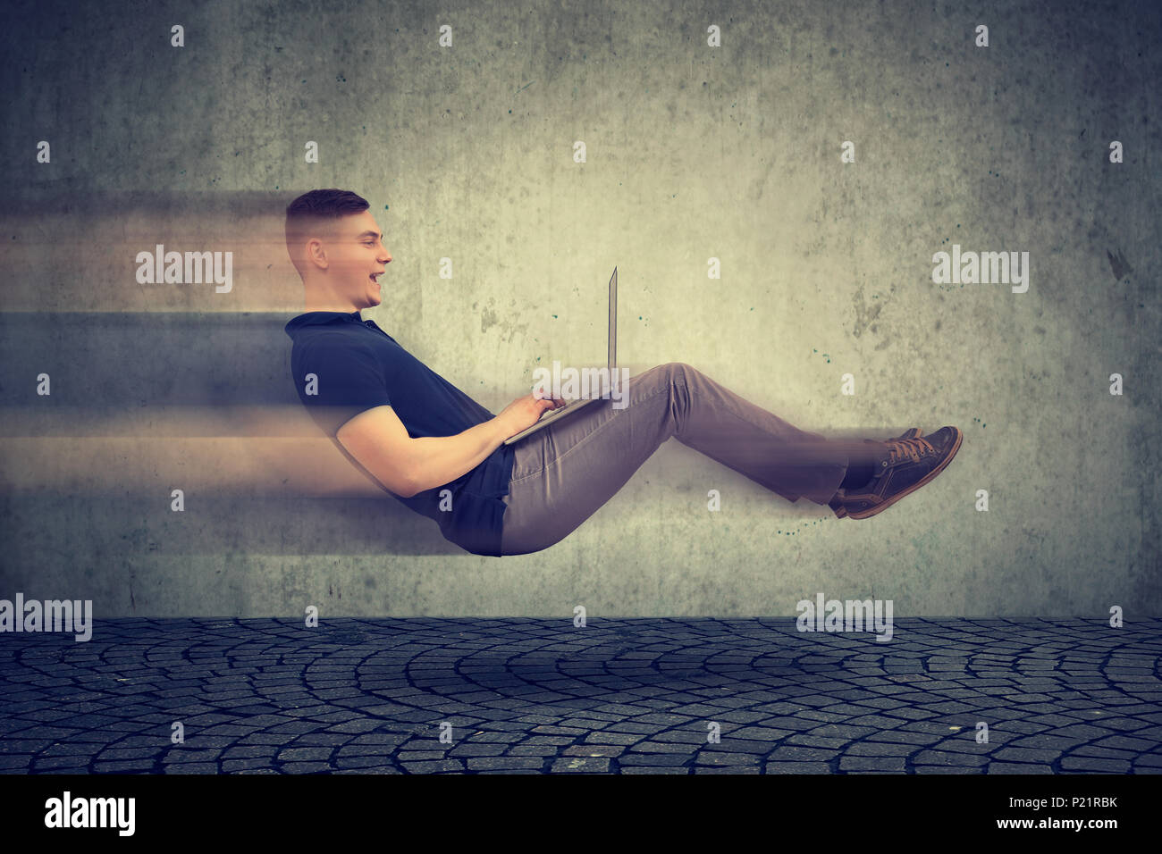 Levitating man hi-res stock photography and images - Alamy